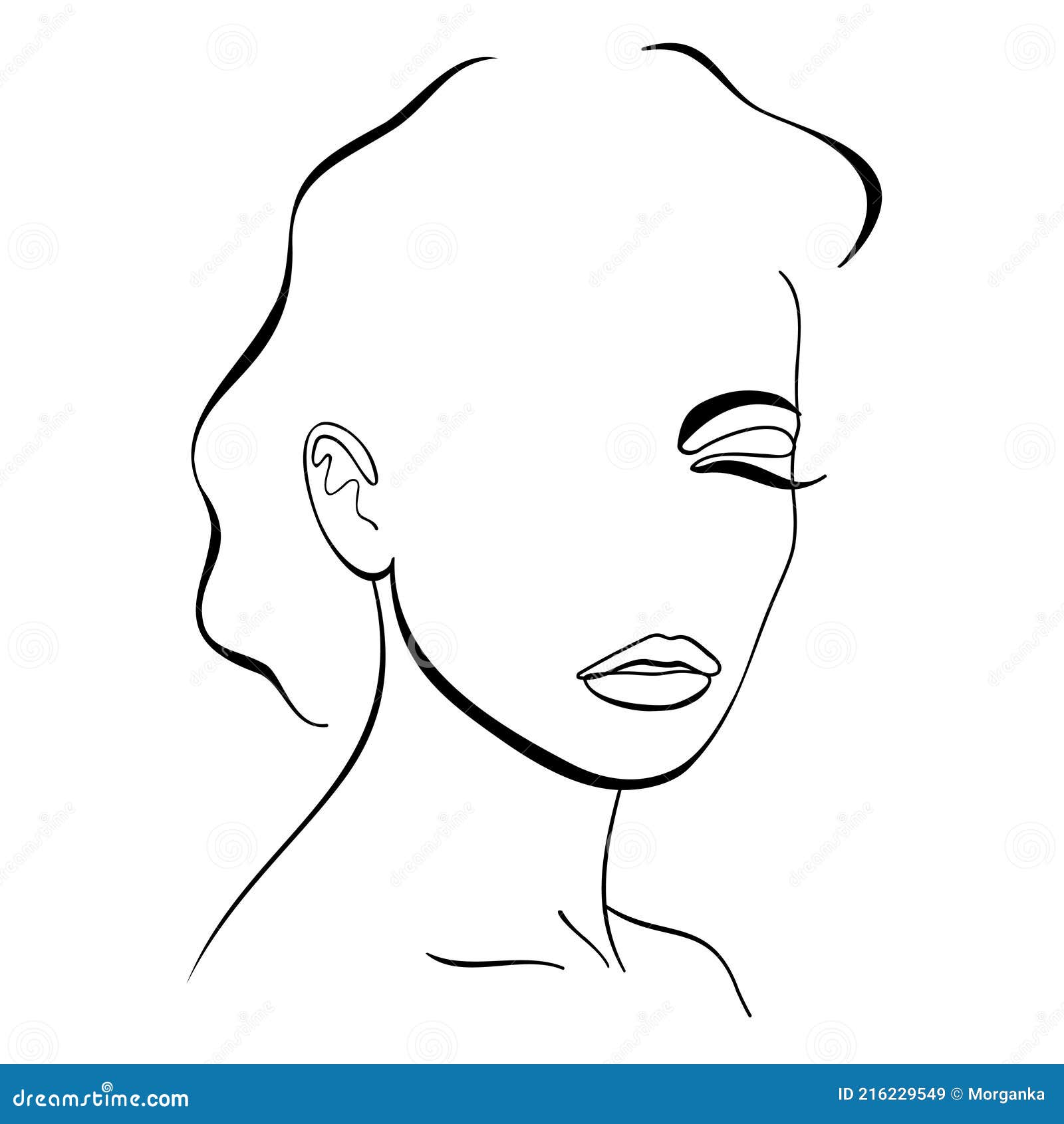 Moda Lineart Retrato De Joven Hermosa Mujer Ilustración del Vector ... Moda Lineart Retrato De Joven Hermosa Mujer Ilustración del Vector ...