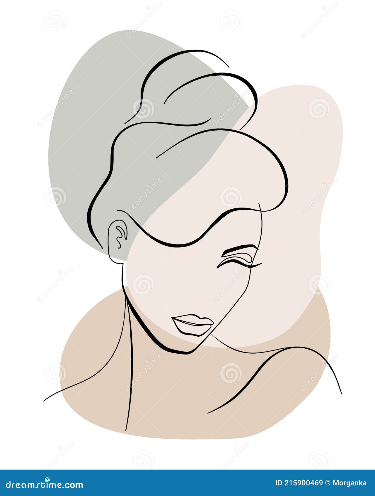 Moda Lineart Retrato De Joven Hermosa Mujer Ilustración del Vector ... Moda Lineart Retrato De Joven Hermosa Mujer Ilustración del Vector ...
