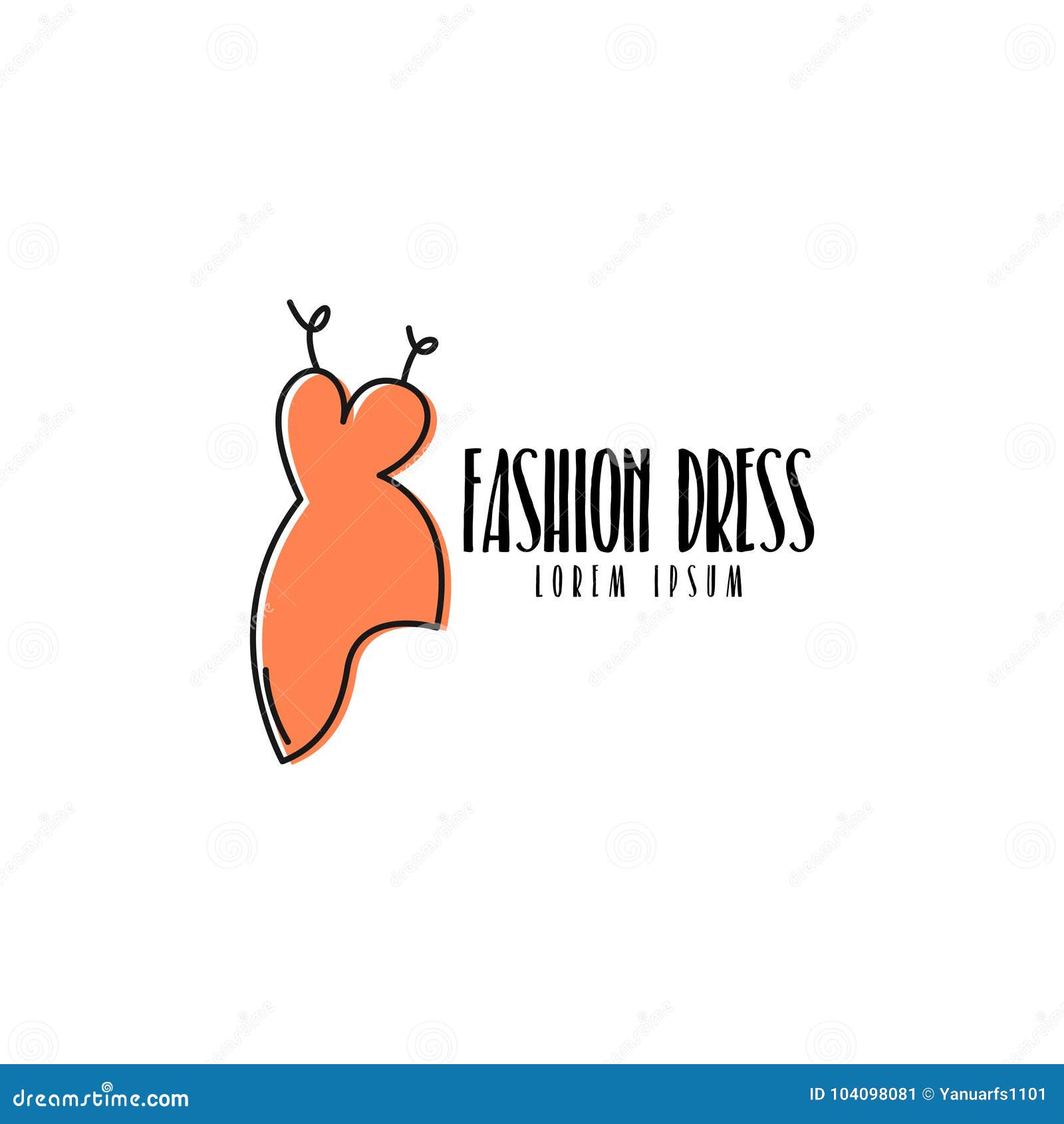 Moda Logo Vector Art Modelo Negocios Ilustración del Vector ...