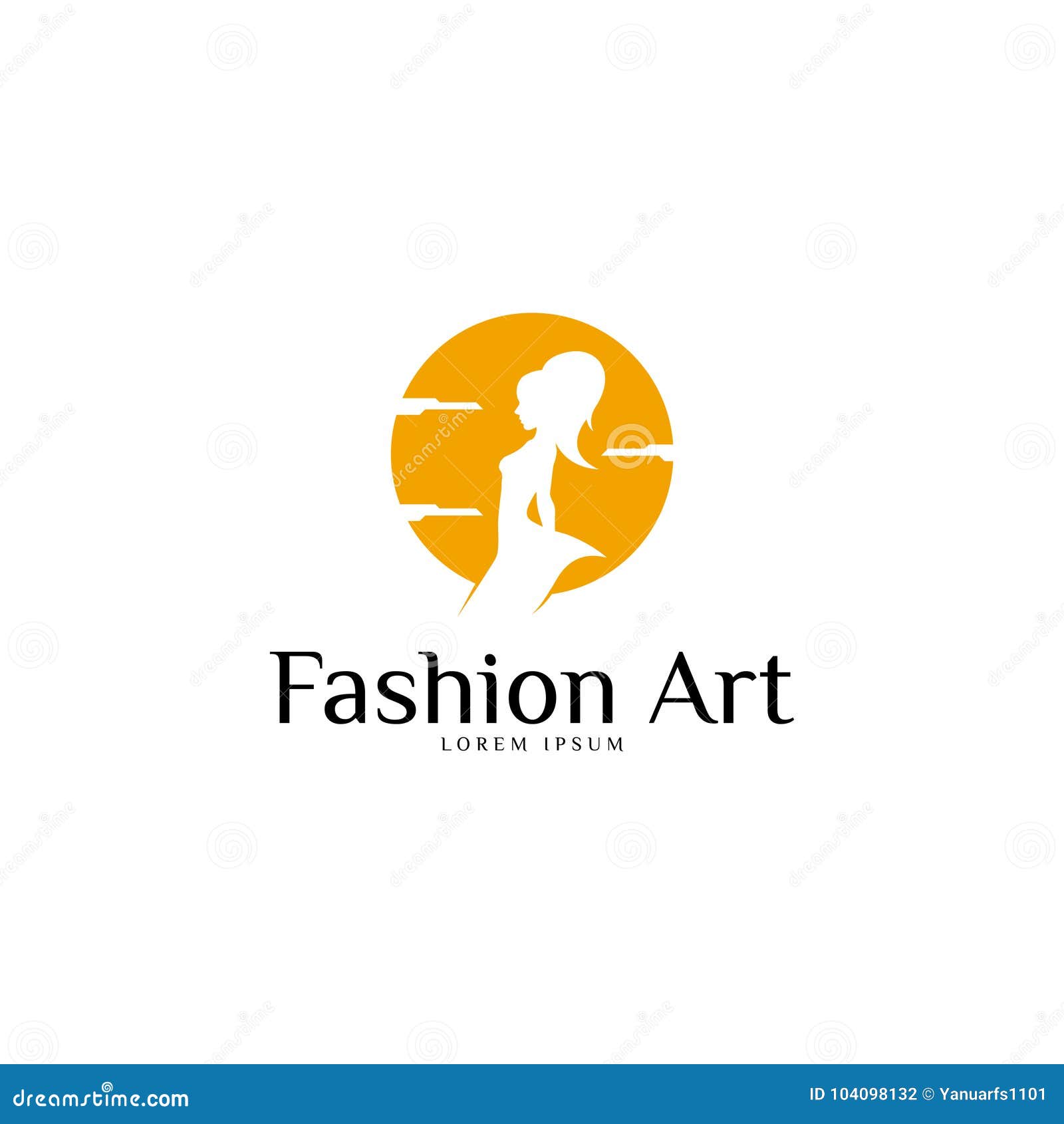 Moda Logo Vector Art Modelo Negocios Stock de ilustración - Ilustración ...