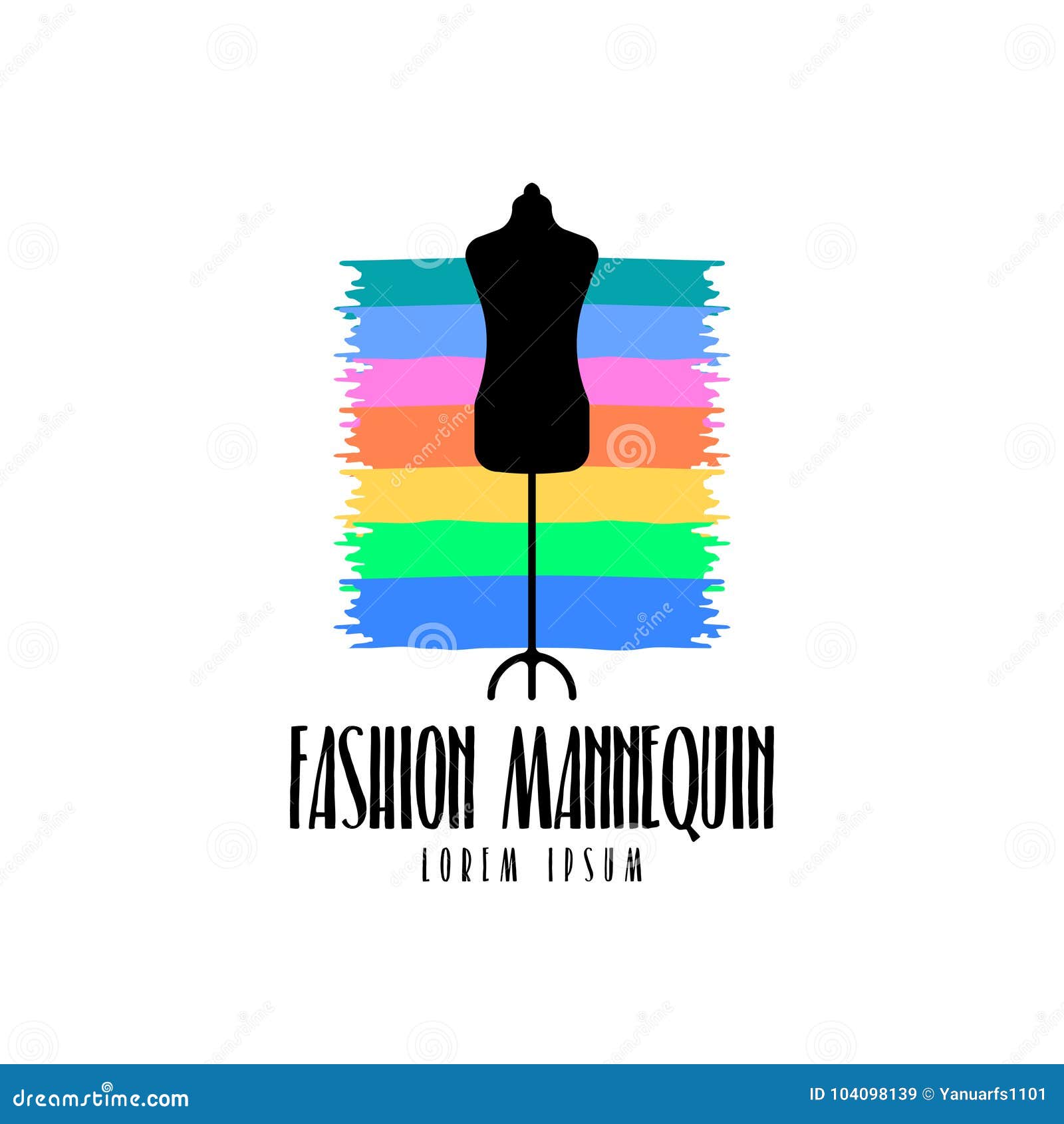 Moda Logo Vector Art Modelo Negocios Stock de ilustración - Ilustración ...