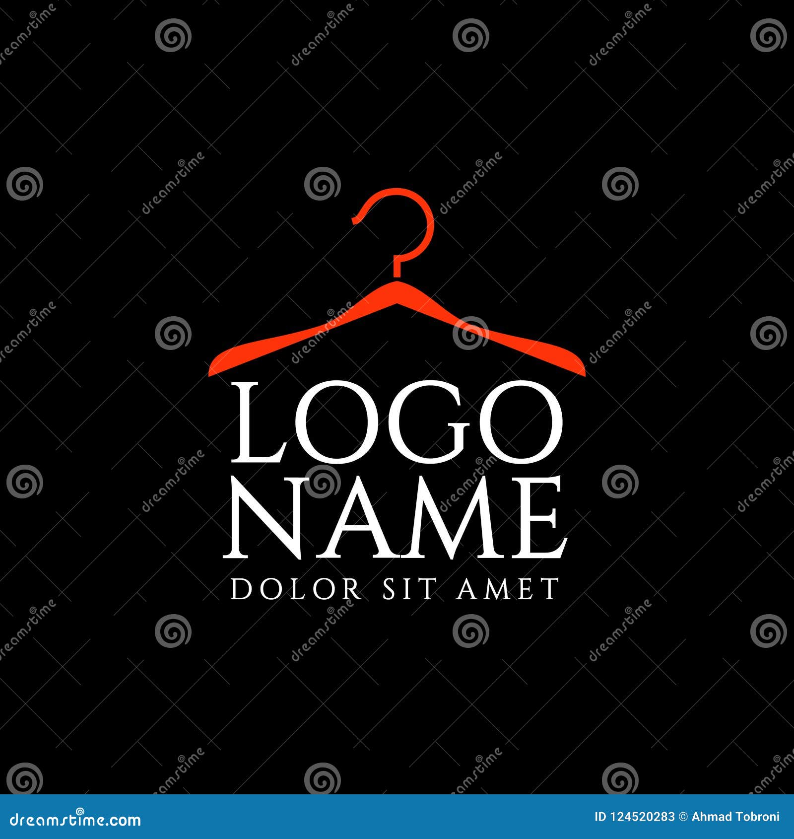 Moda Logo Vector Template Design Illustration Ilustración del Vector ...