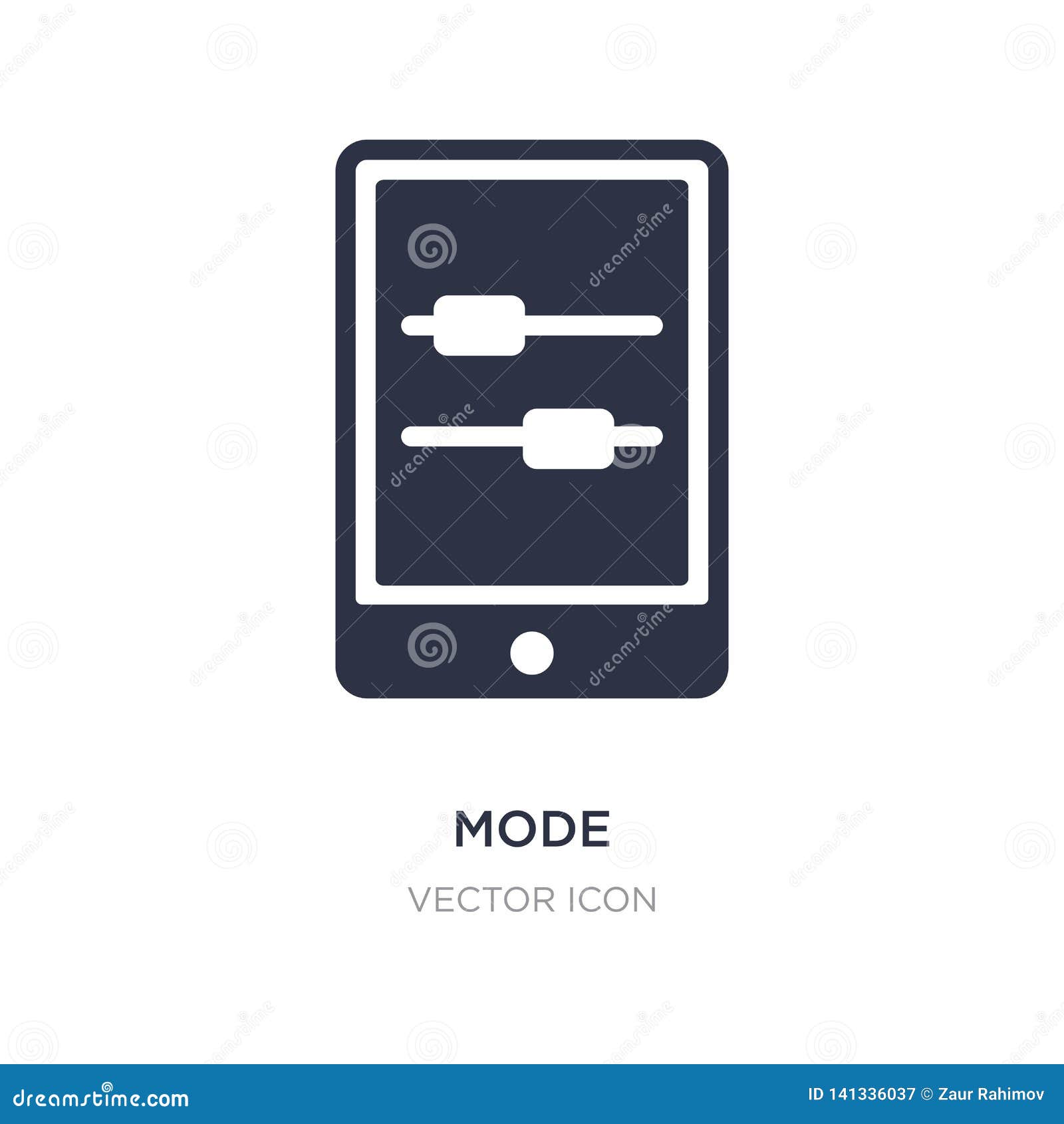 Mode Icon on White Background. Simple Element Illustration from ...