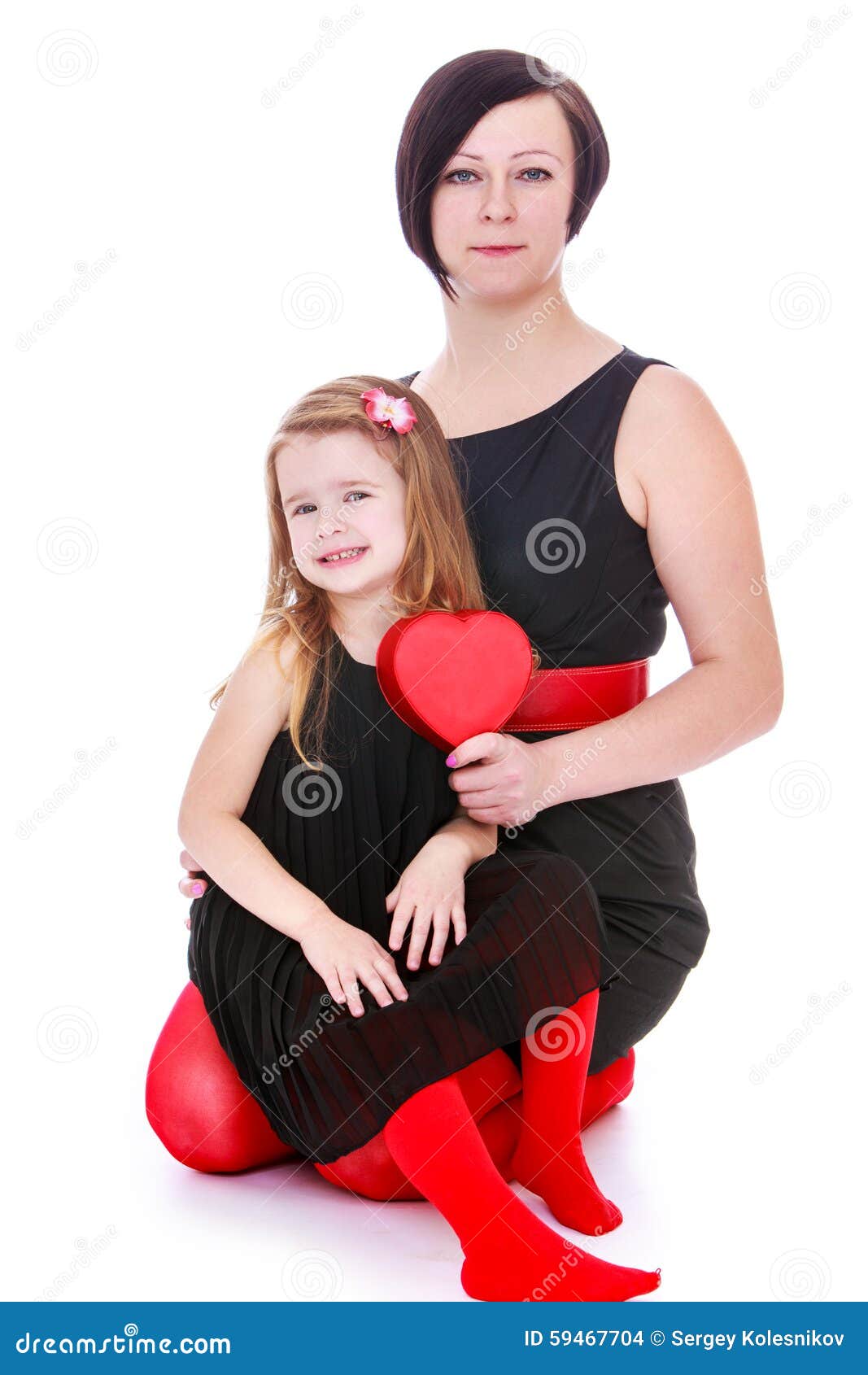 Mode-Mutter und Tochter stockfoto. Bild von hintergrund - 59467704