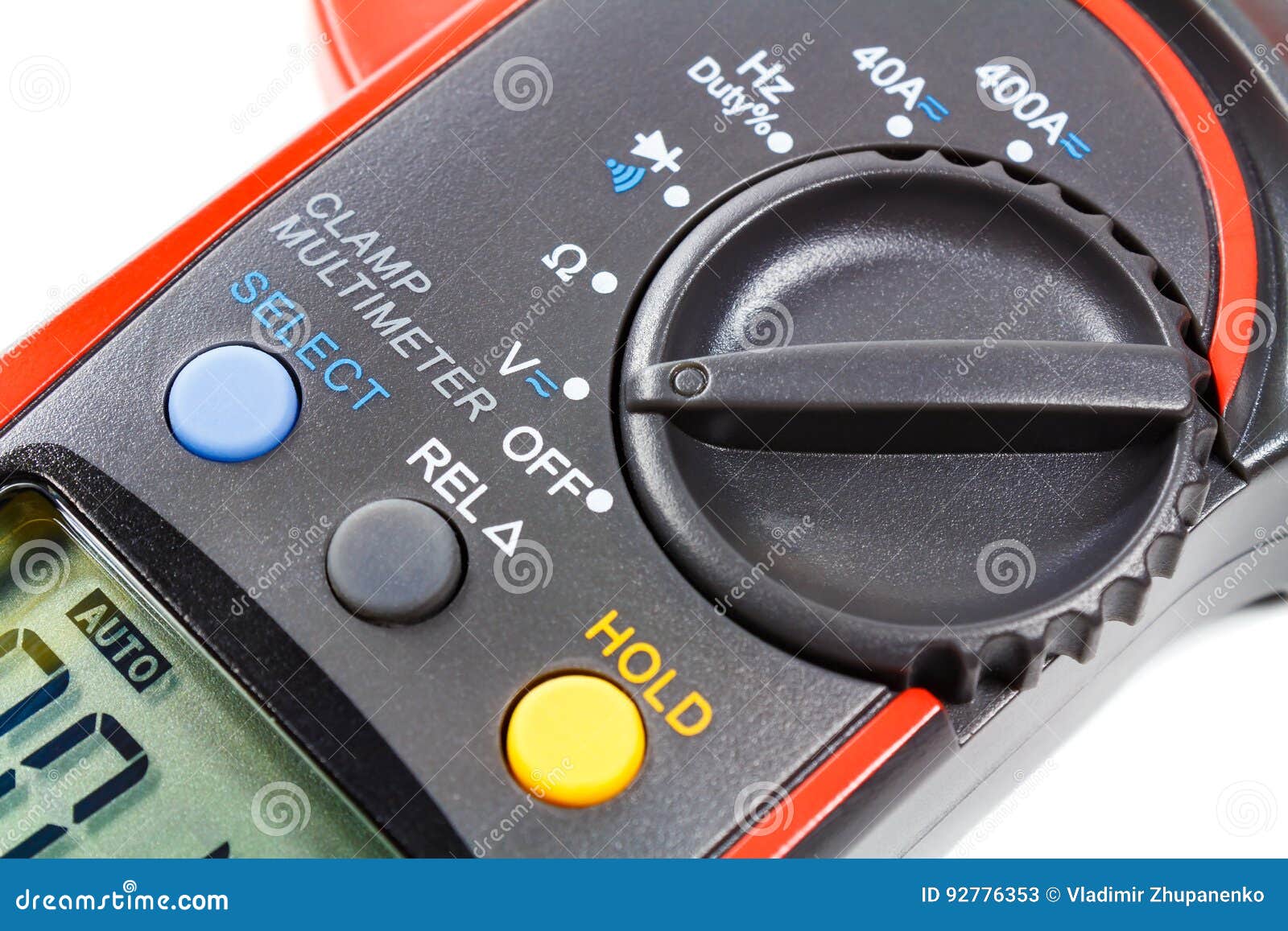Mode Switch of Digital Clamp Multimeter Closeup Stock Image - Image of ...