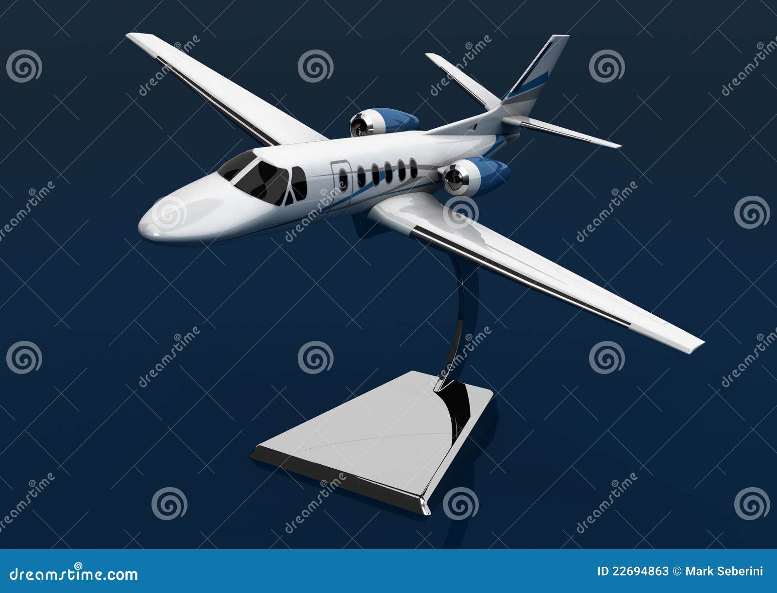 Cessna 750 Citation X Plus. Vector Drawing Of Business Jet Aircraft ...