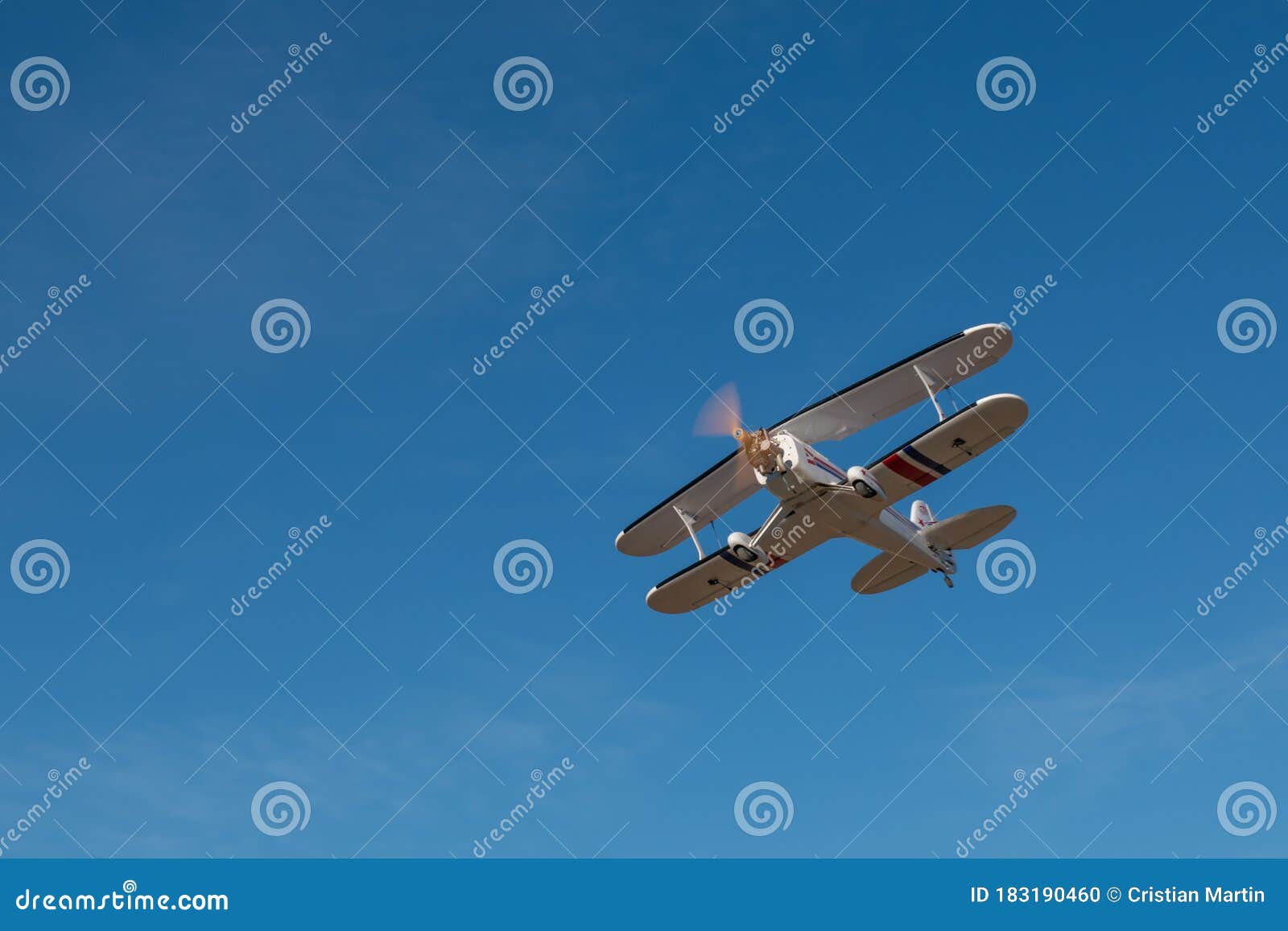 Biplane Flying At Aero India Stock Image | CartoonDealer.com #89598319