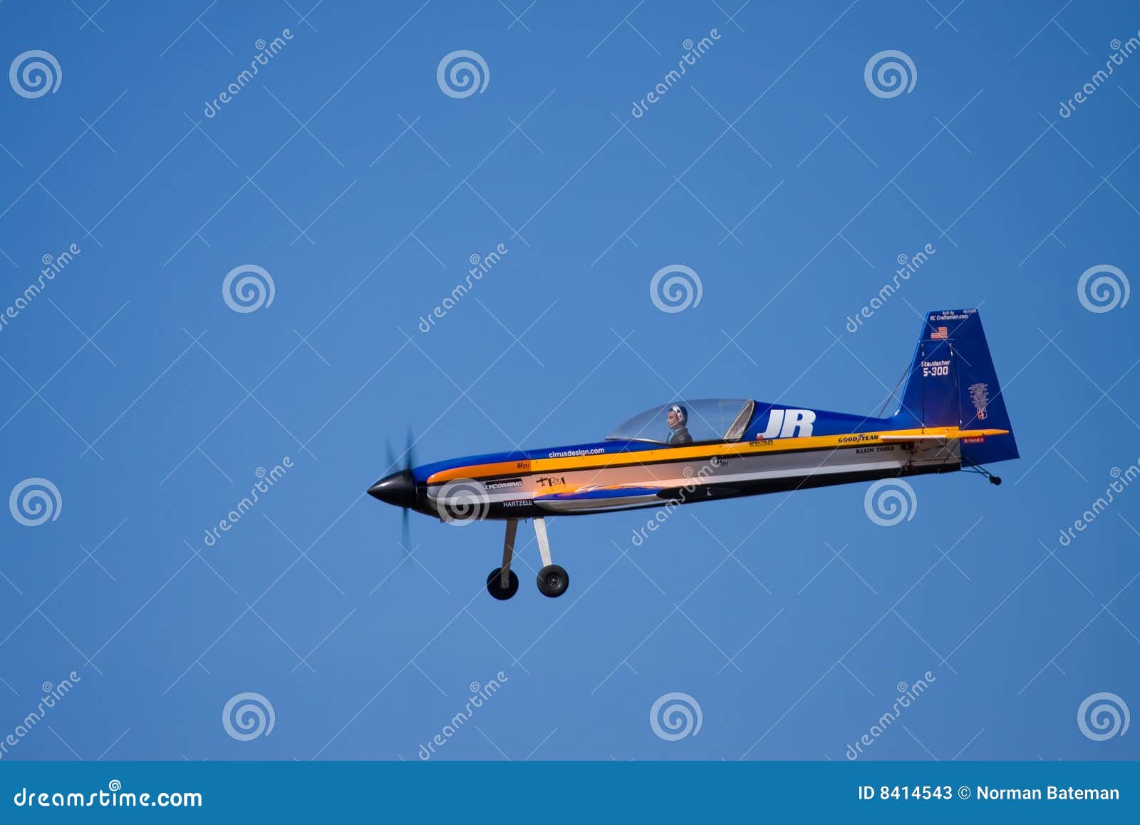A Model Airplane Does a Flyby Editorial Stock Photo - Image of plane ...