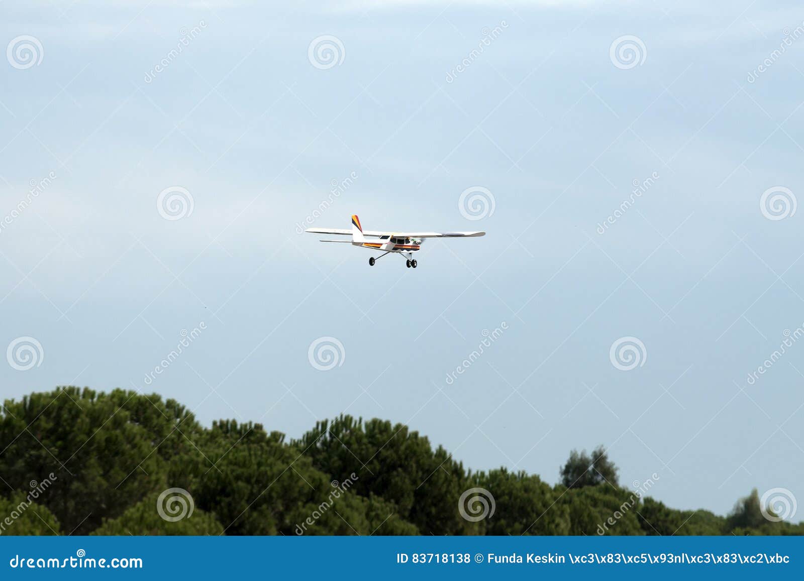 Model Airplane Stunt Plane Spinning. Stock Photo - Image of engine ...