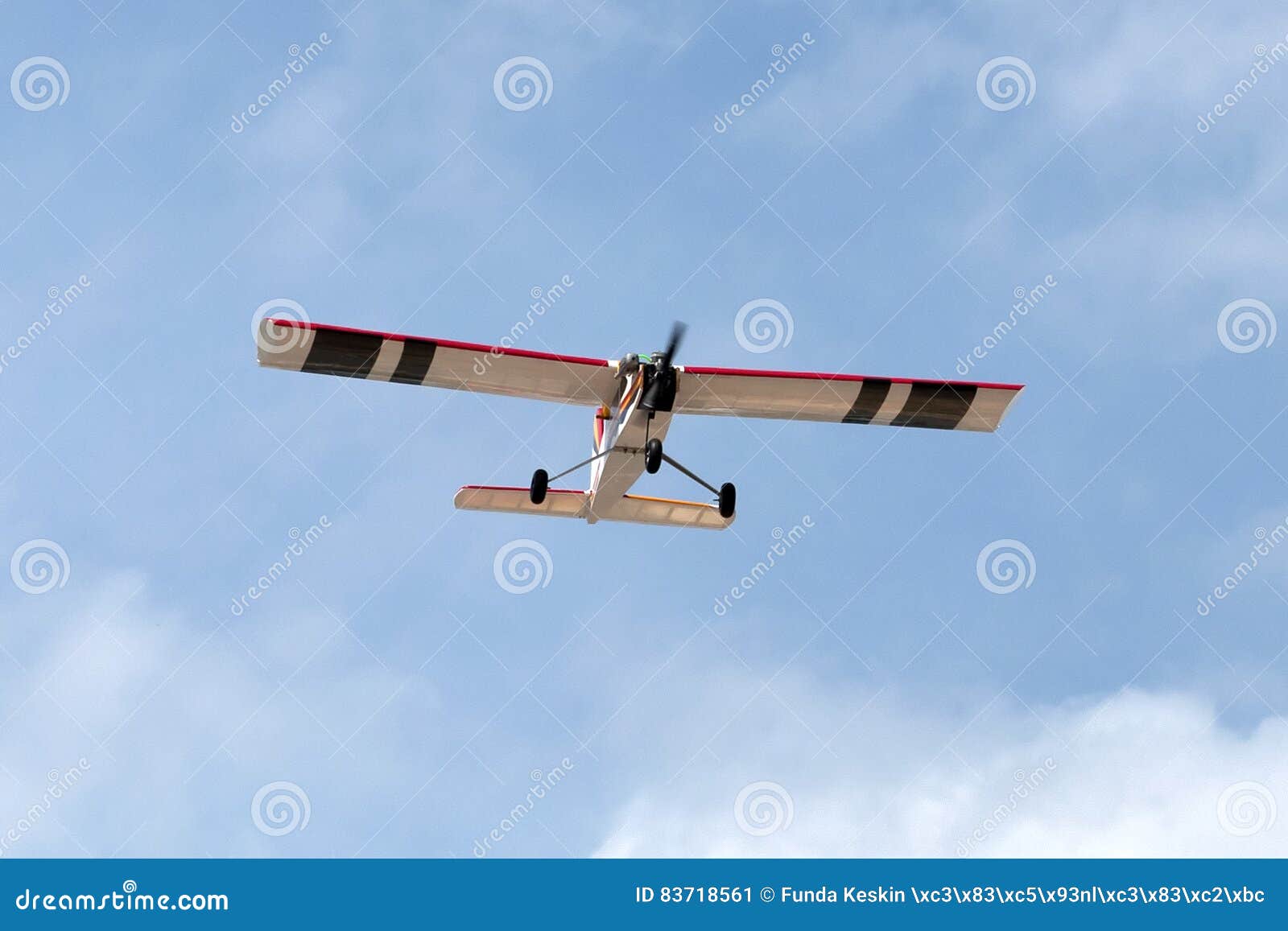 Model Airplane Stunt Plane Spinning Stock Image - Image of pilot ...