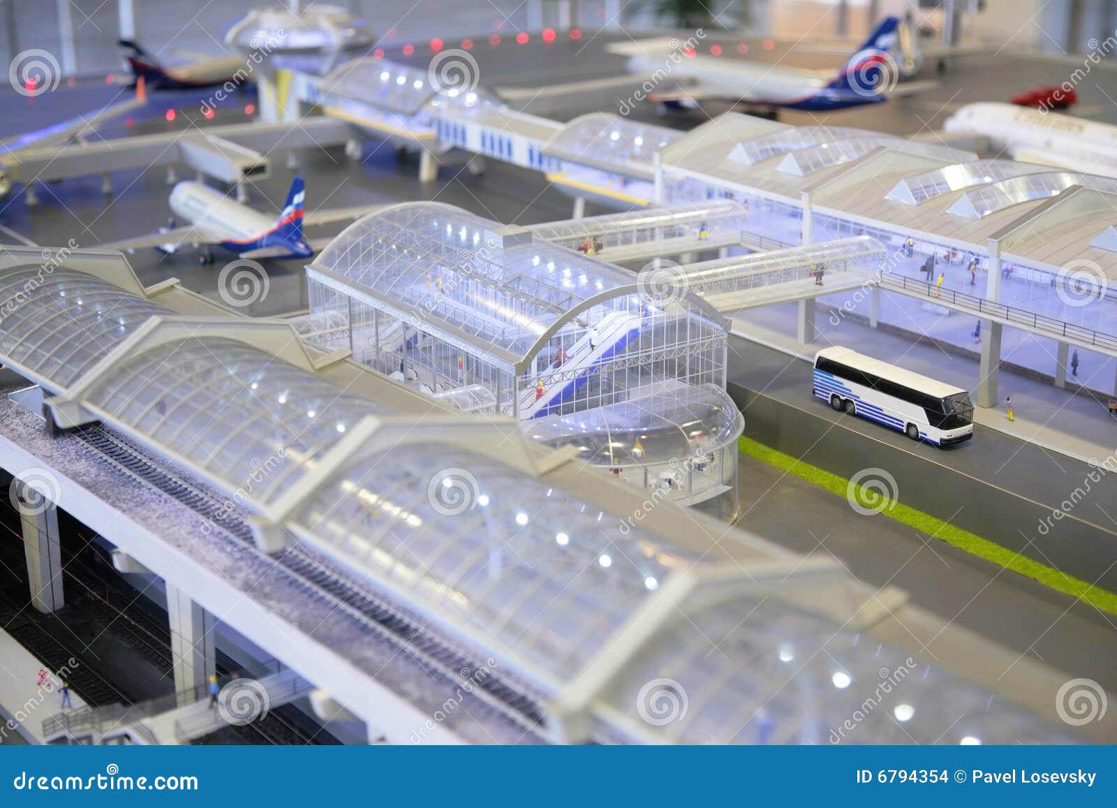 Model of airport stock photo. Image of electric, engine - 6794354