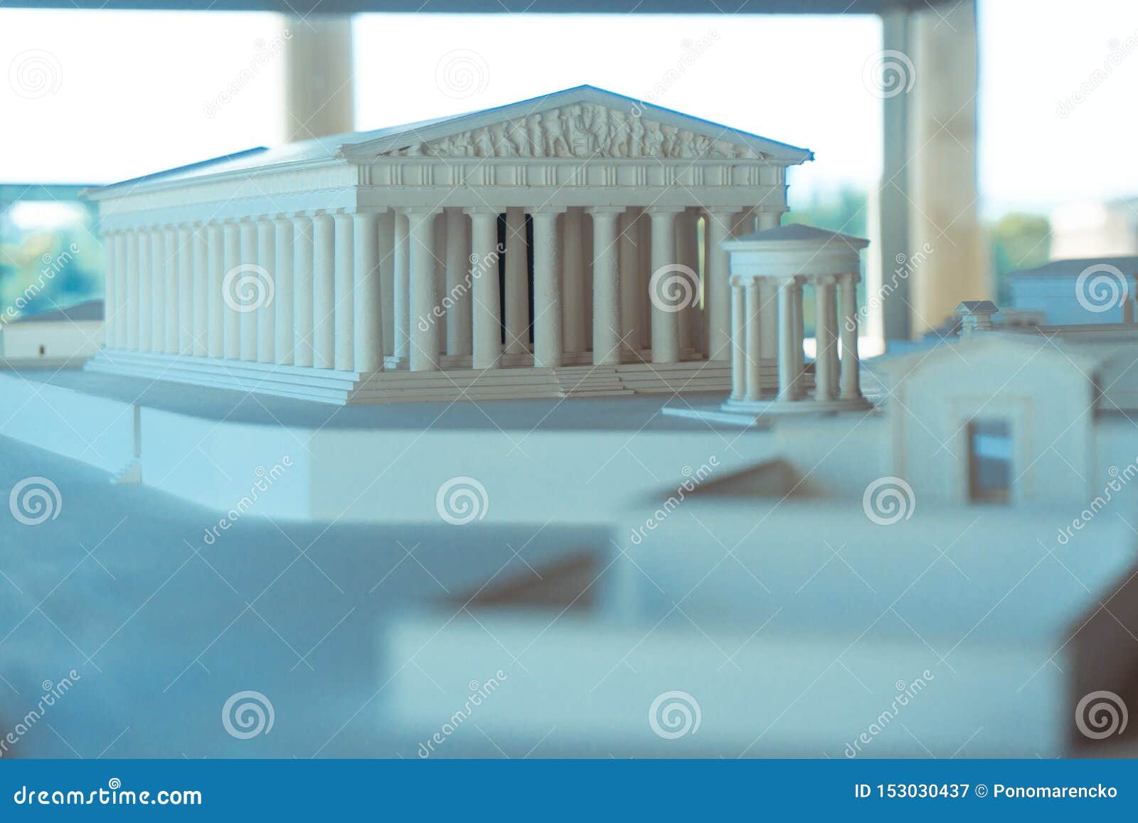 Model of the Ancient Greek Acropolis Editorial Photography - Image of ...