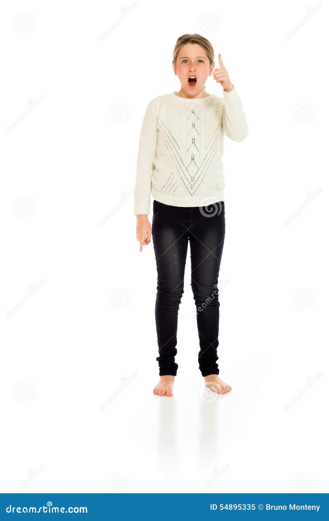 Model Angry Scolding and Pointing Stock Image - Image of isolated ...
