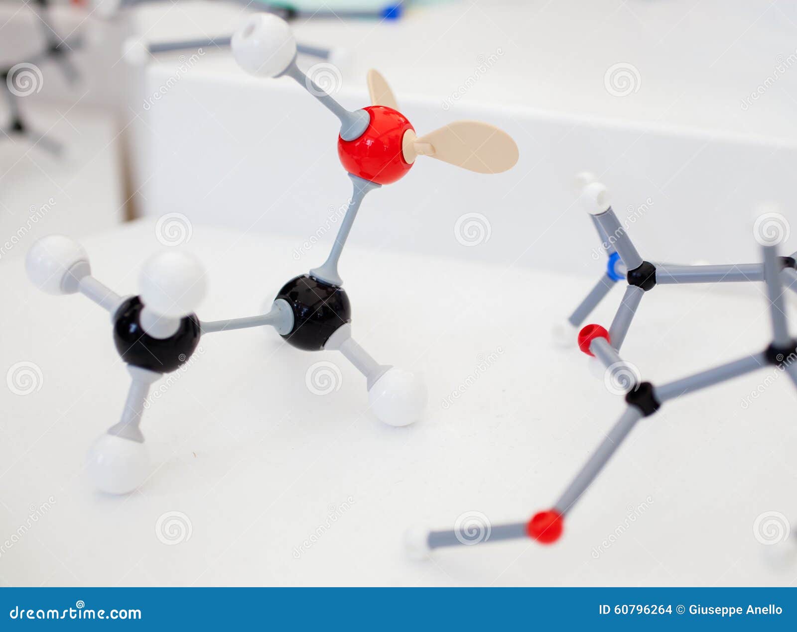 Model of atom molecule stock photo. Image of science - 60796264