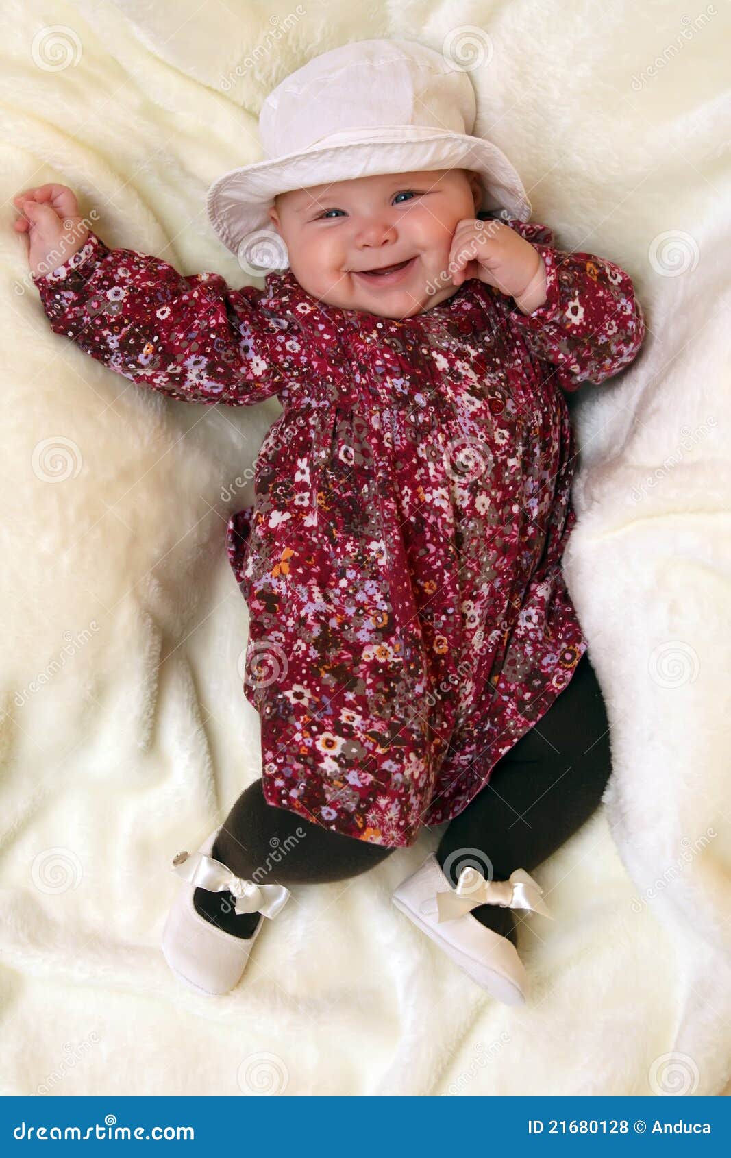 Model baby stock photo. Image of flowers, joyful, dressed - 21680128