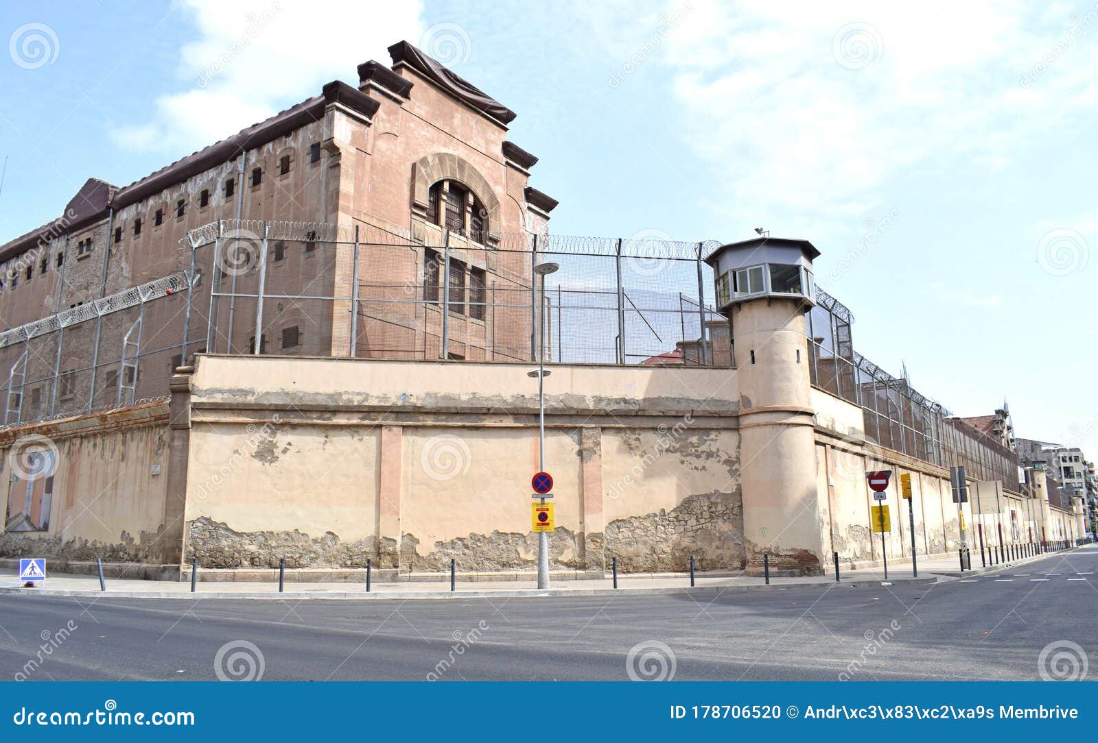 Model of Barcelona, Old Closed Prison Stock Photo - Image of galley ...
