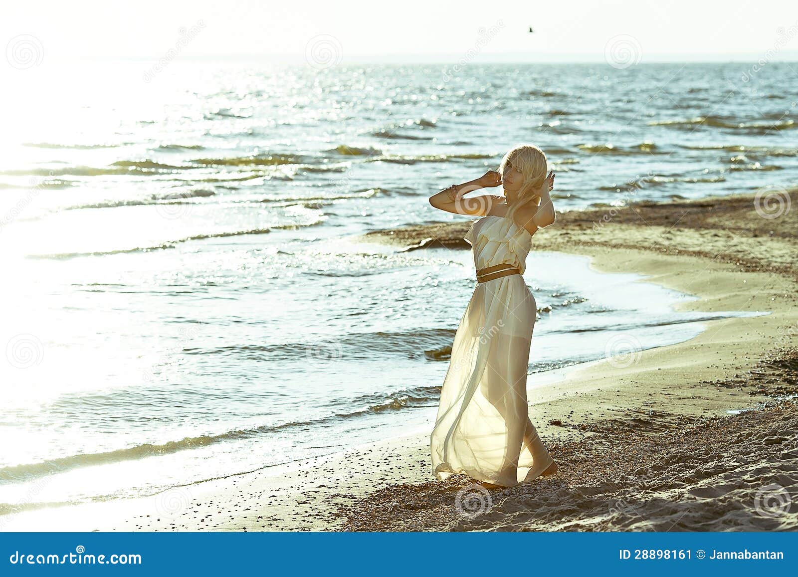 Model on the beach stock image. Image of beach, hair - 28898161