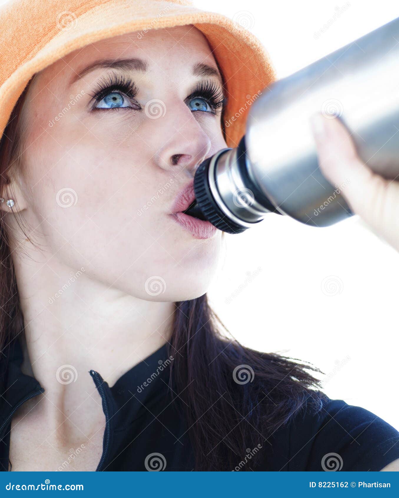 Model with Beautiful Clear Blue Eyes Stock Photo - Image of beauty ...