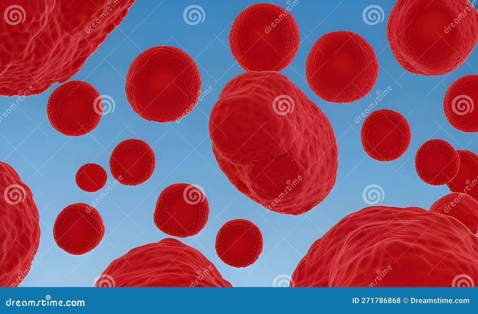 Model of blood cells stock illustration. Illustration of circulatory ...