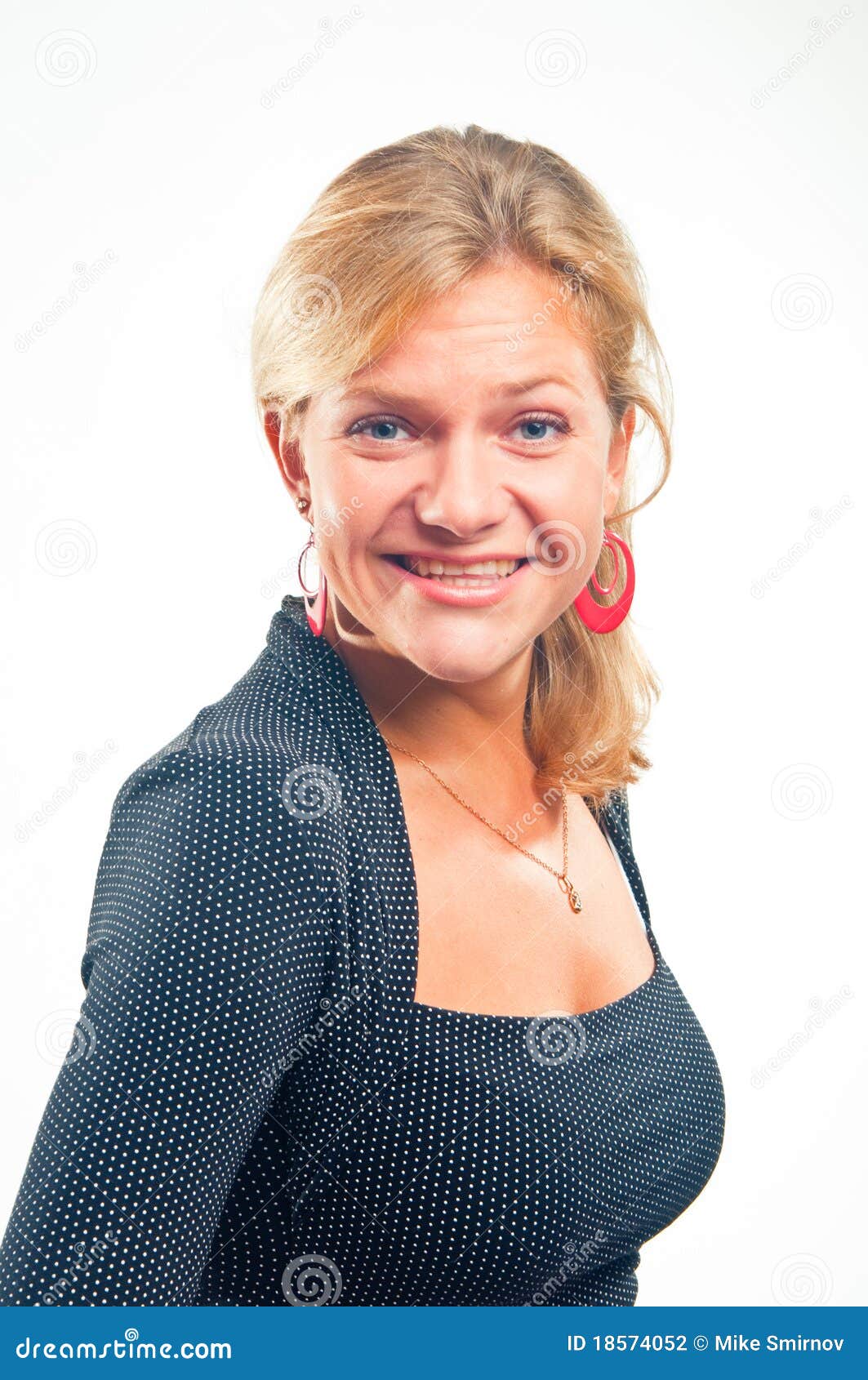 Model on a blue background stock photo. Image of dress - 18574052