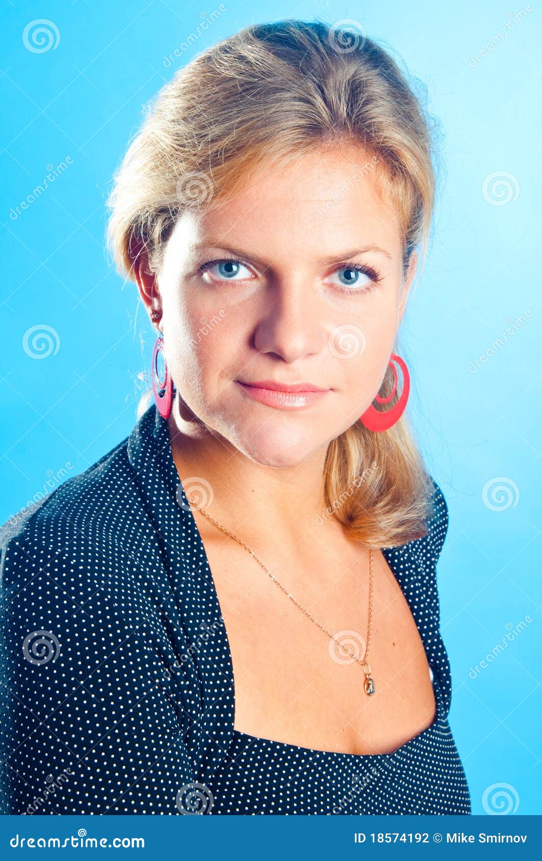 Model on a blue background stock photo. Image of model - 18574192
