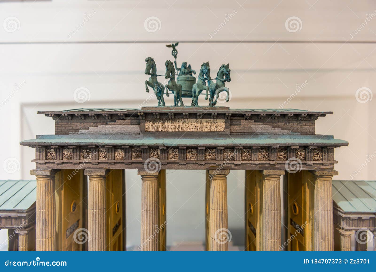 Model of Brandenburg Gate Inside of the Berlin Victory Column, Berlin ...