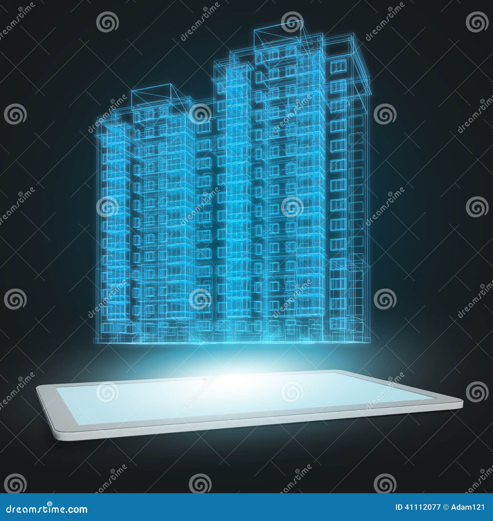 Model of building stock image. Image of investment, developing - 41112077