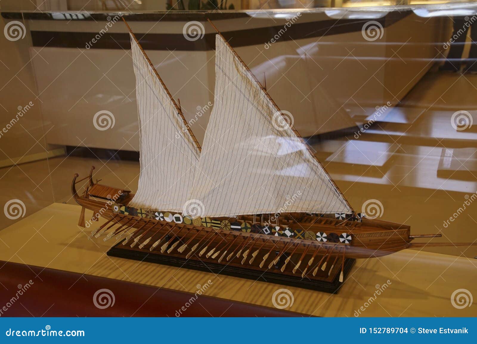 Byzantine Dromon, Greek Navy Serie, Circa 1978 Editorial Image ...