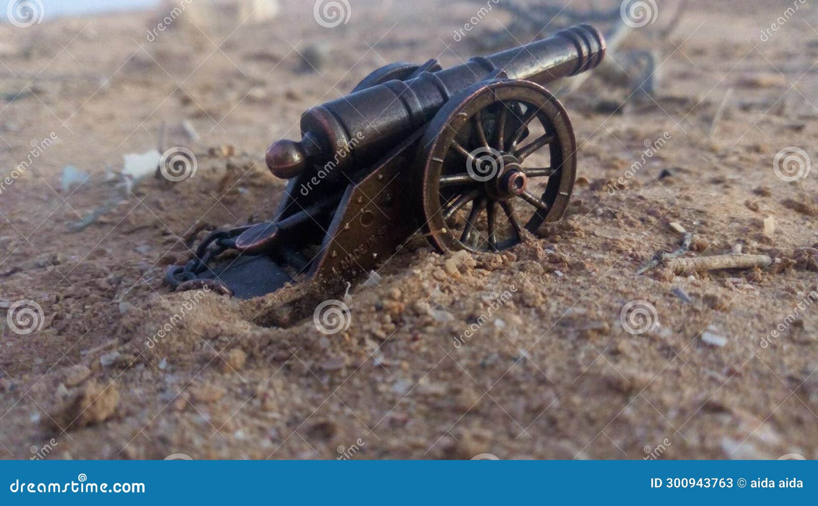 A Model of a Cannon from the Ancient Time Periods when Cannons Were ...