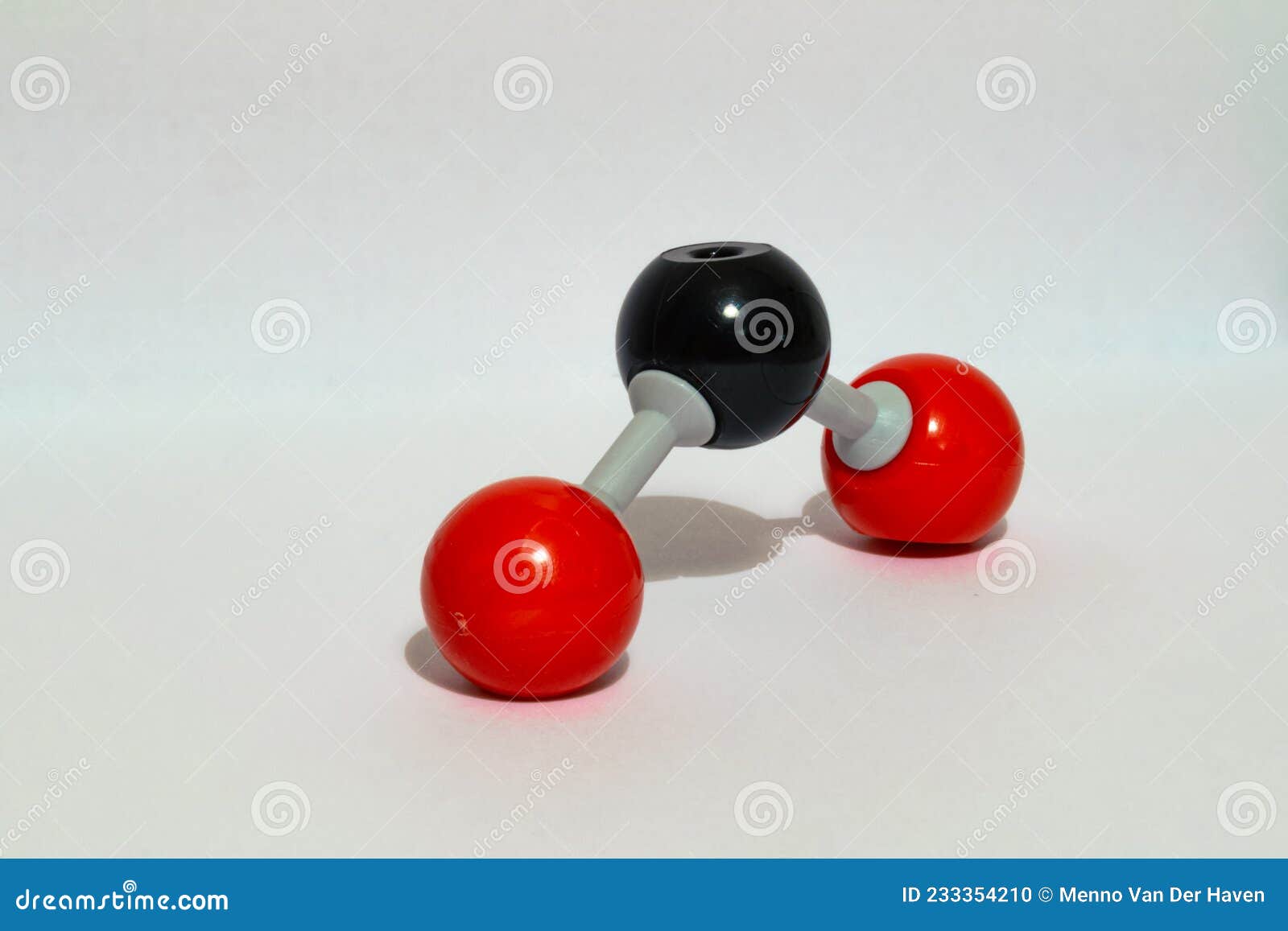 Model of Carbon Dioxide Molecule Stock Photo - Image of change, biology ...