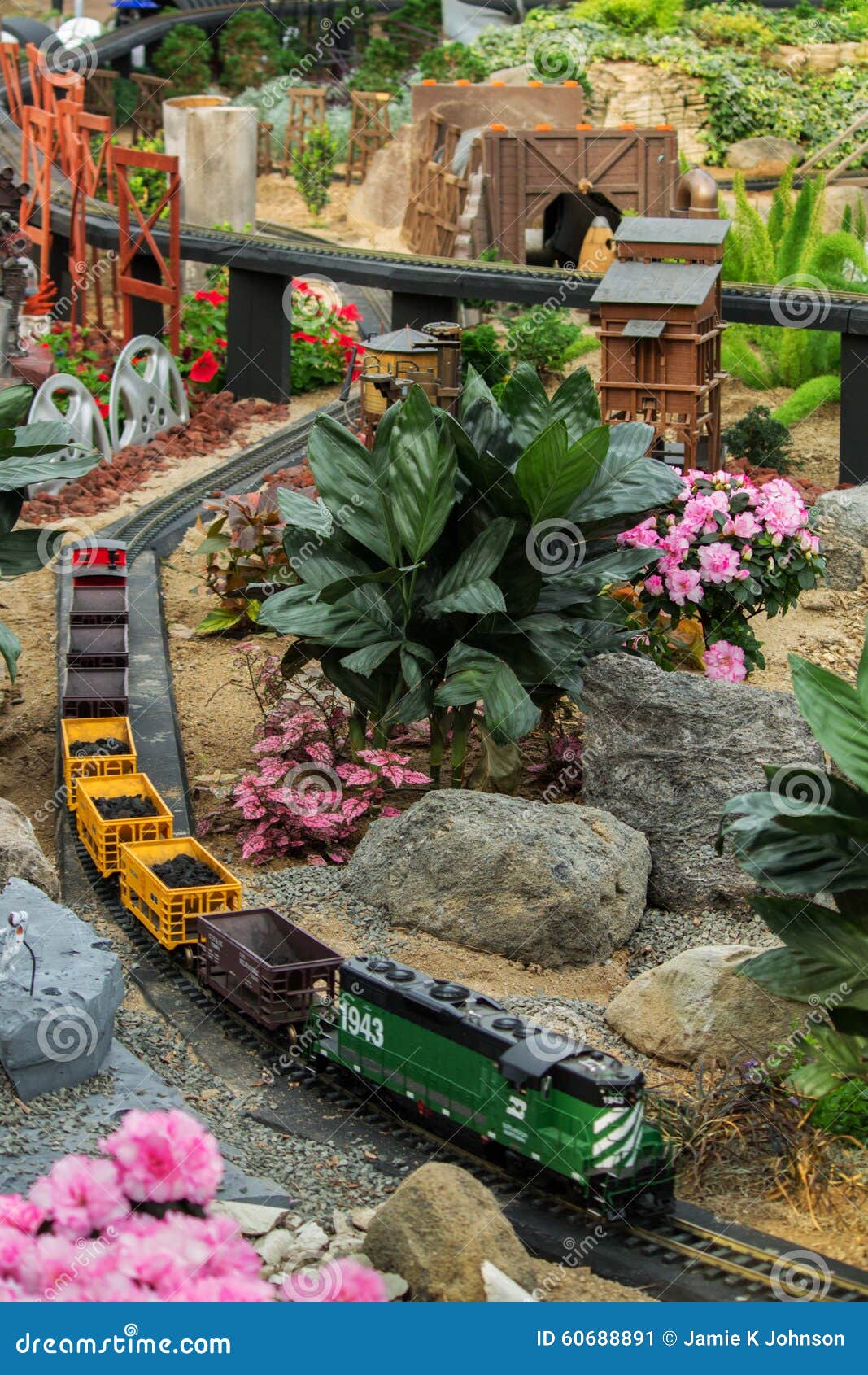Model Cargo Train editorial photo. Image of hobby, scene - 60688891