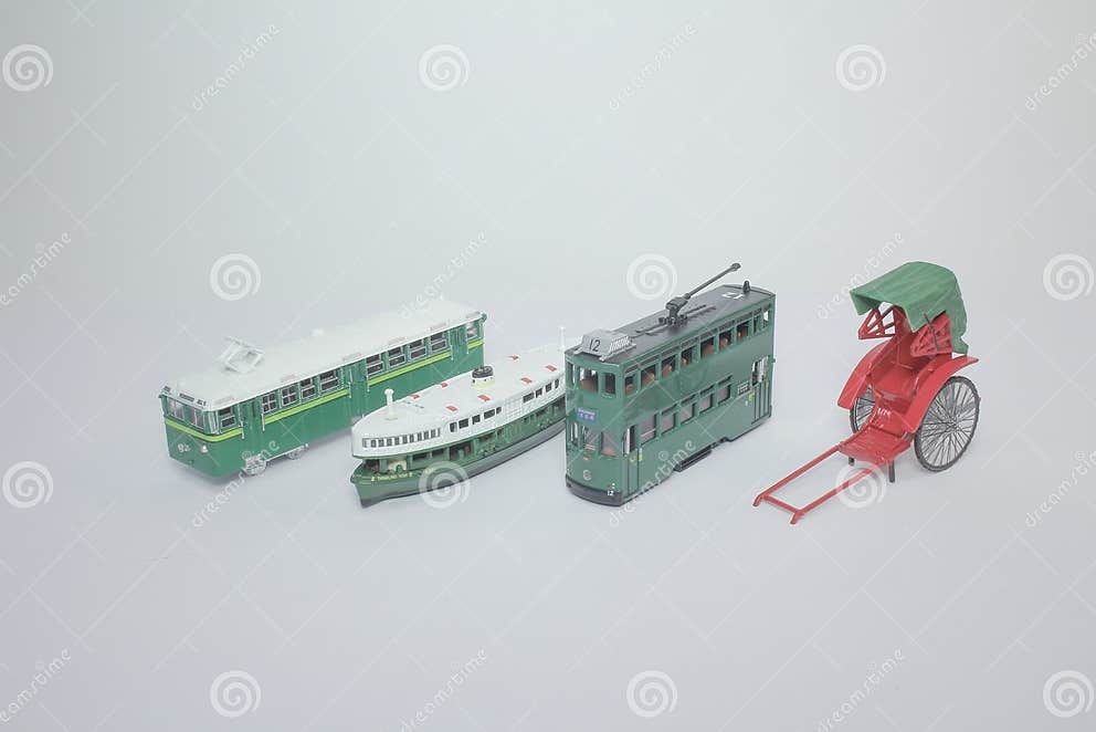 A Model of Classical Hk Transport Scale Stock Photo - Image of tram ...