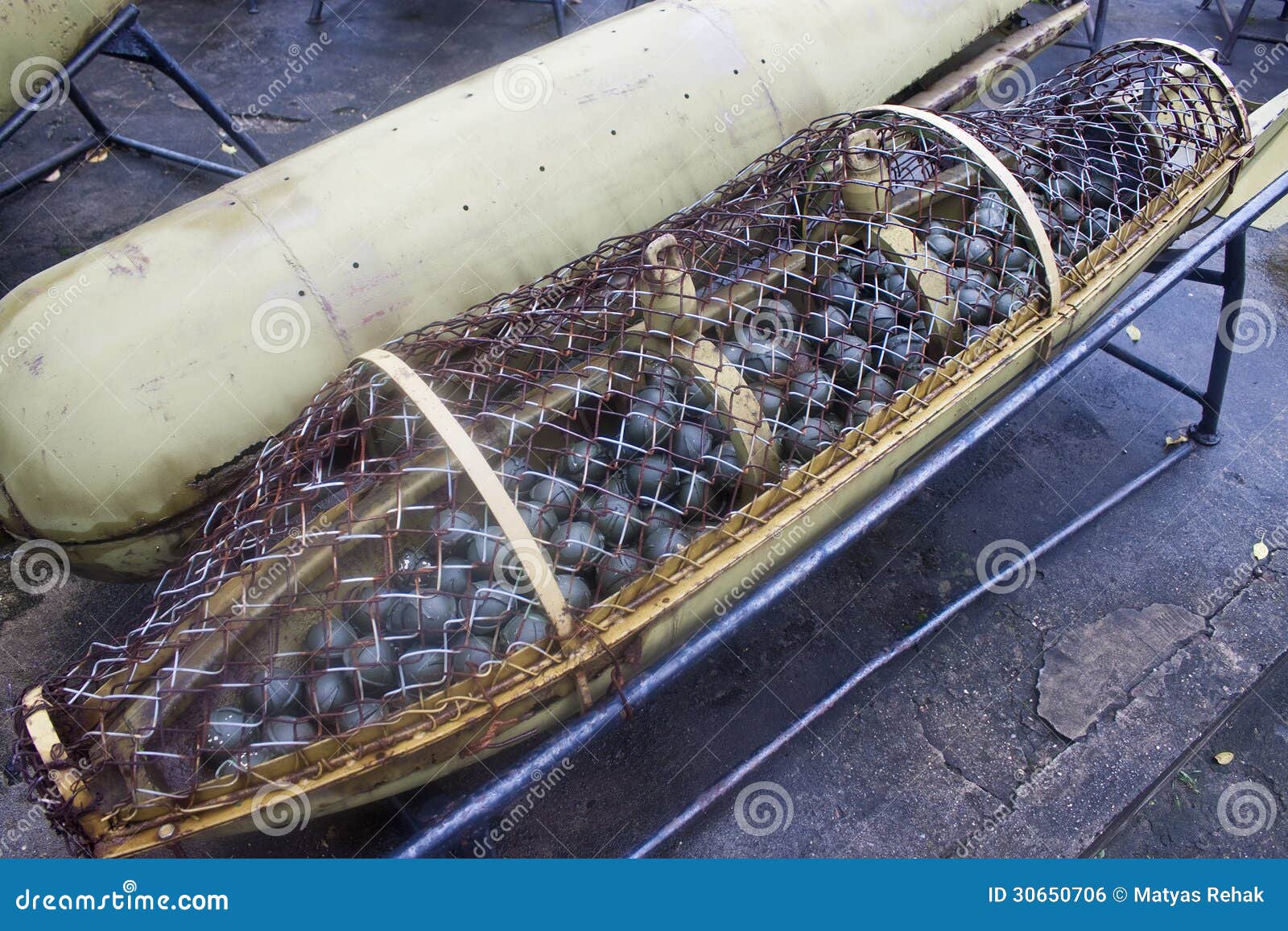 Model of cluster bomb stock photo. Image of attack, death - 30650706