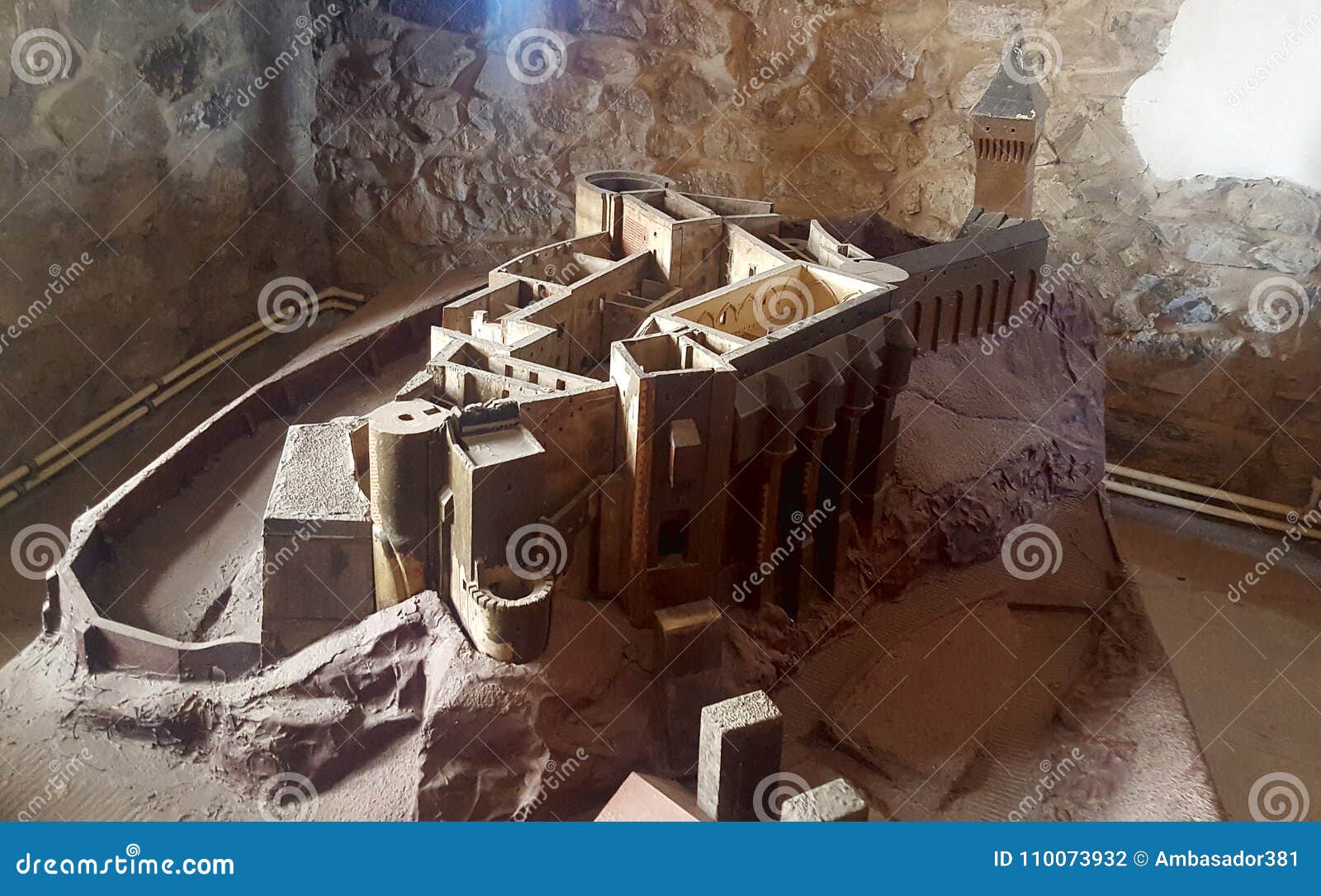 Model of Corvin Castle in Romania Editorial Photography - Image of ...