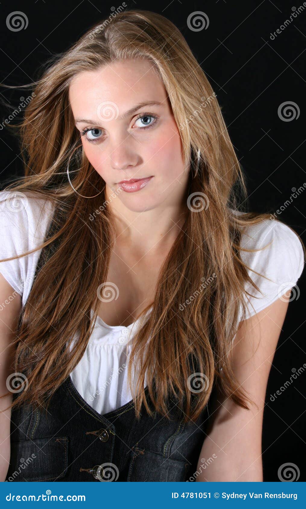 Model in Denim stock image. Image of style, jewelery, skin - 4781051