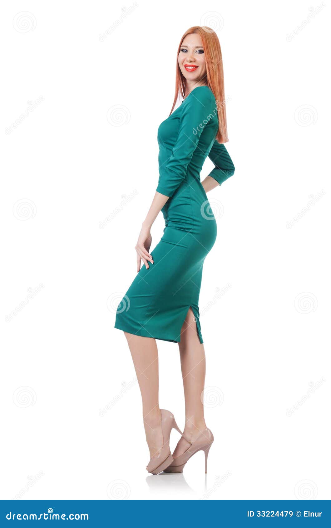 Model Dragende Modieuze Kleding Stock Afbeelding - Image of elegantie ...