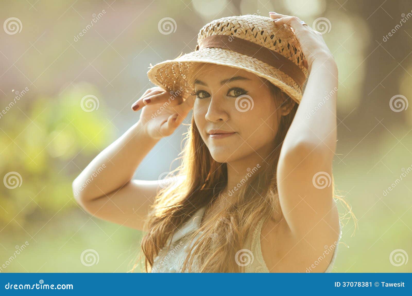 Model Dressing Vintage Style Stock Image - Image of ladies, classic ...