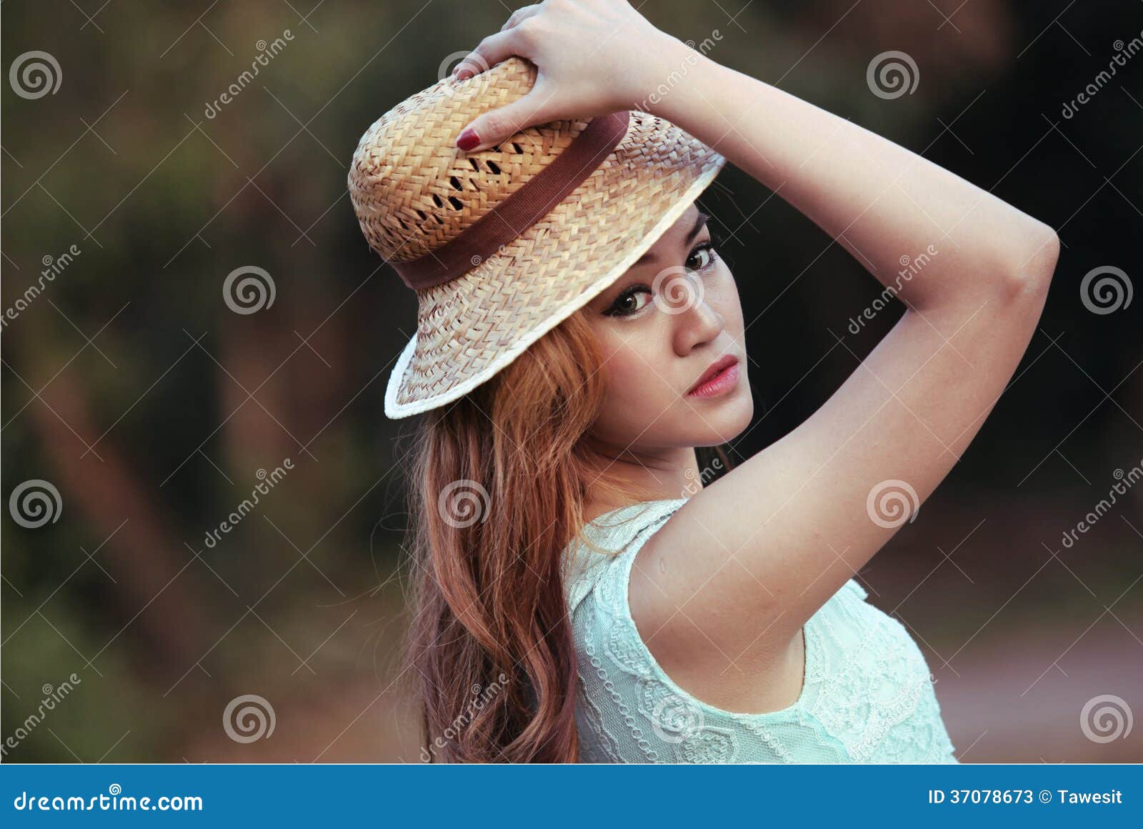 Model Dressing Vintage Style Stock Image - Image of elegance, fashion ...