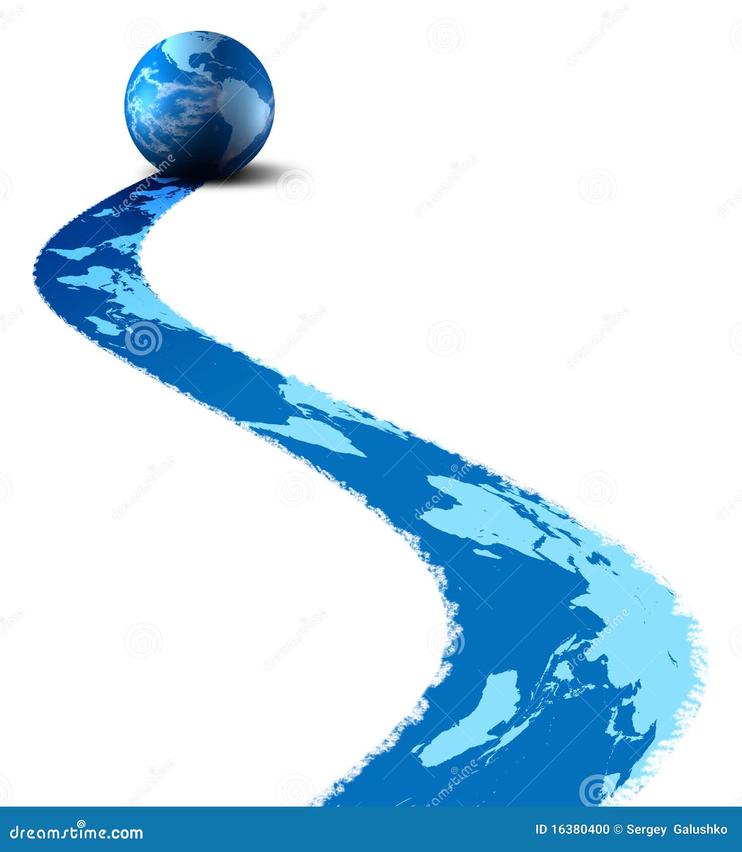 Model Earth Globe With Continents And A Coordinate Grid, Dark Green ...