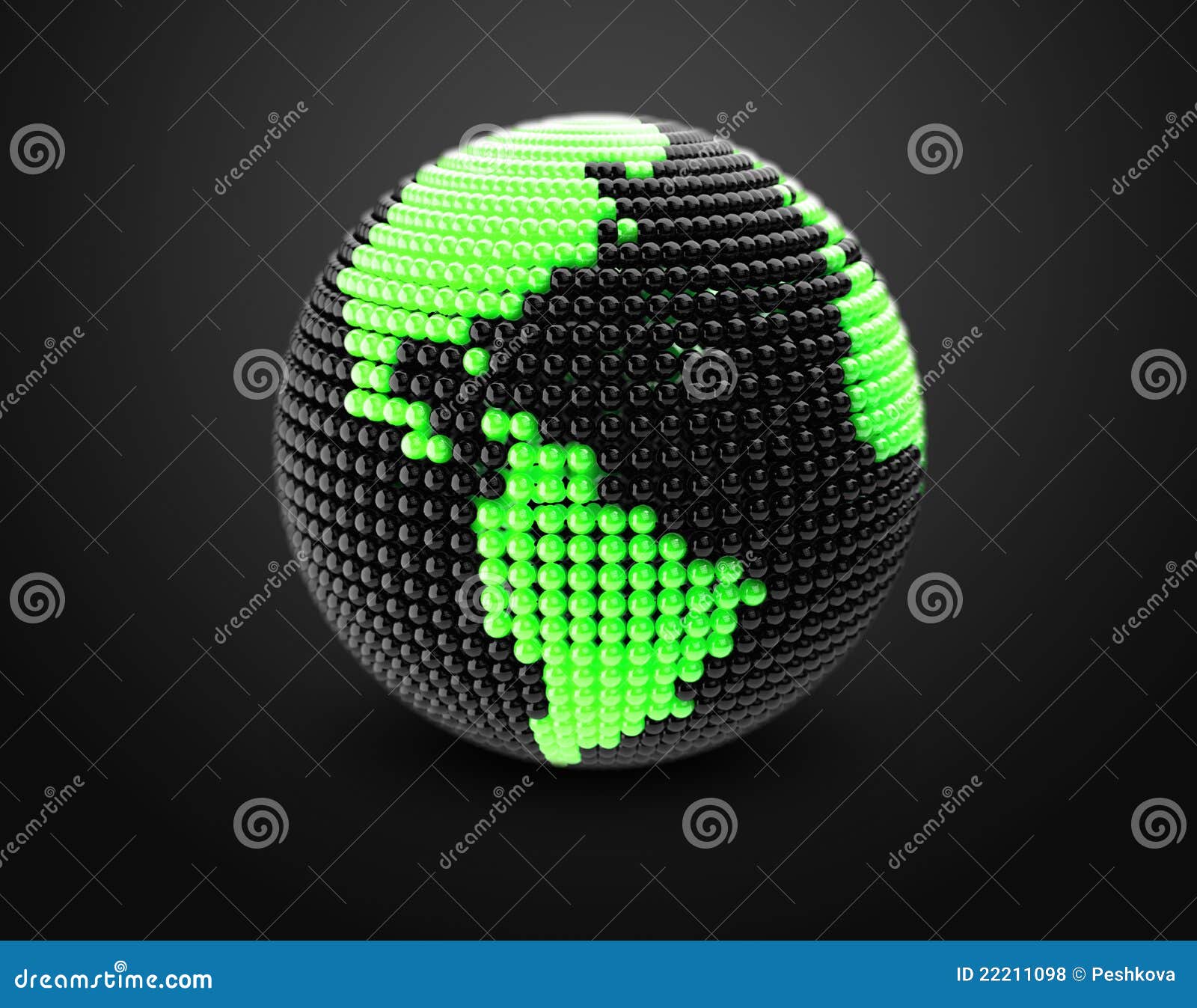 Model of Earth Made of Color Beads, Ball Stock Photo - Image of globe ...
