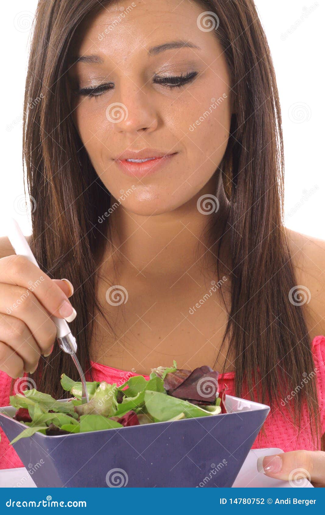 Model eating healthy stock photo. Image of diet, latin - 14780752