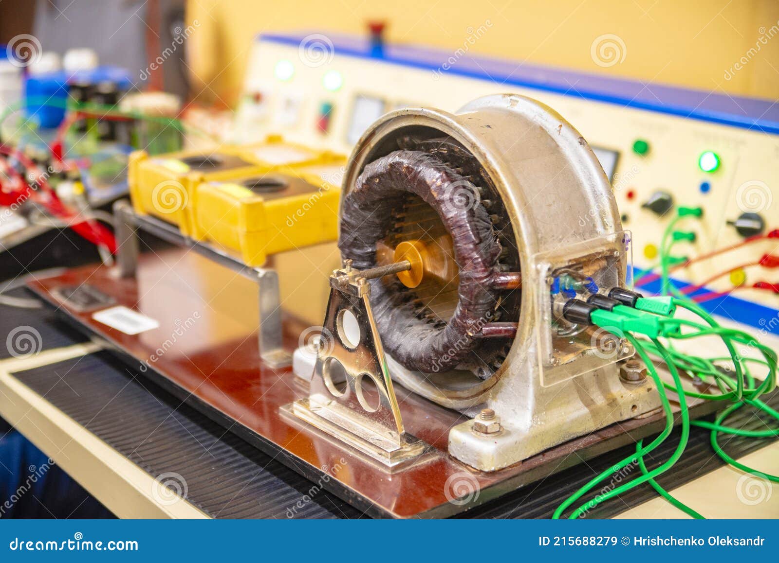 Model of electric motor stock image. Image of machine - 215688279