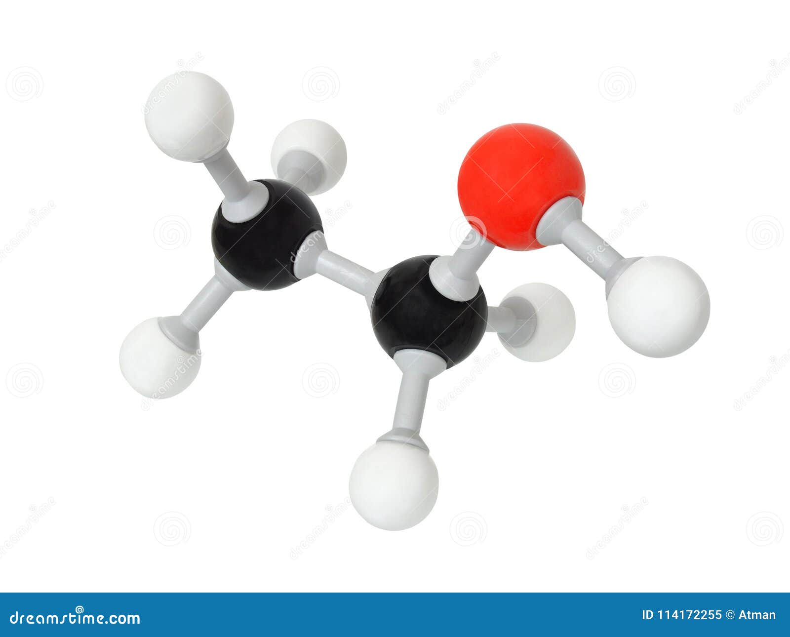 Ethanol Molecule Model Royalty-Free Stock Image | CartoonDealer.com ...