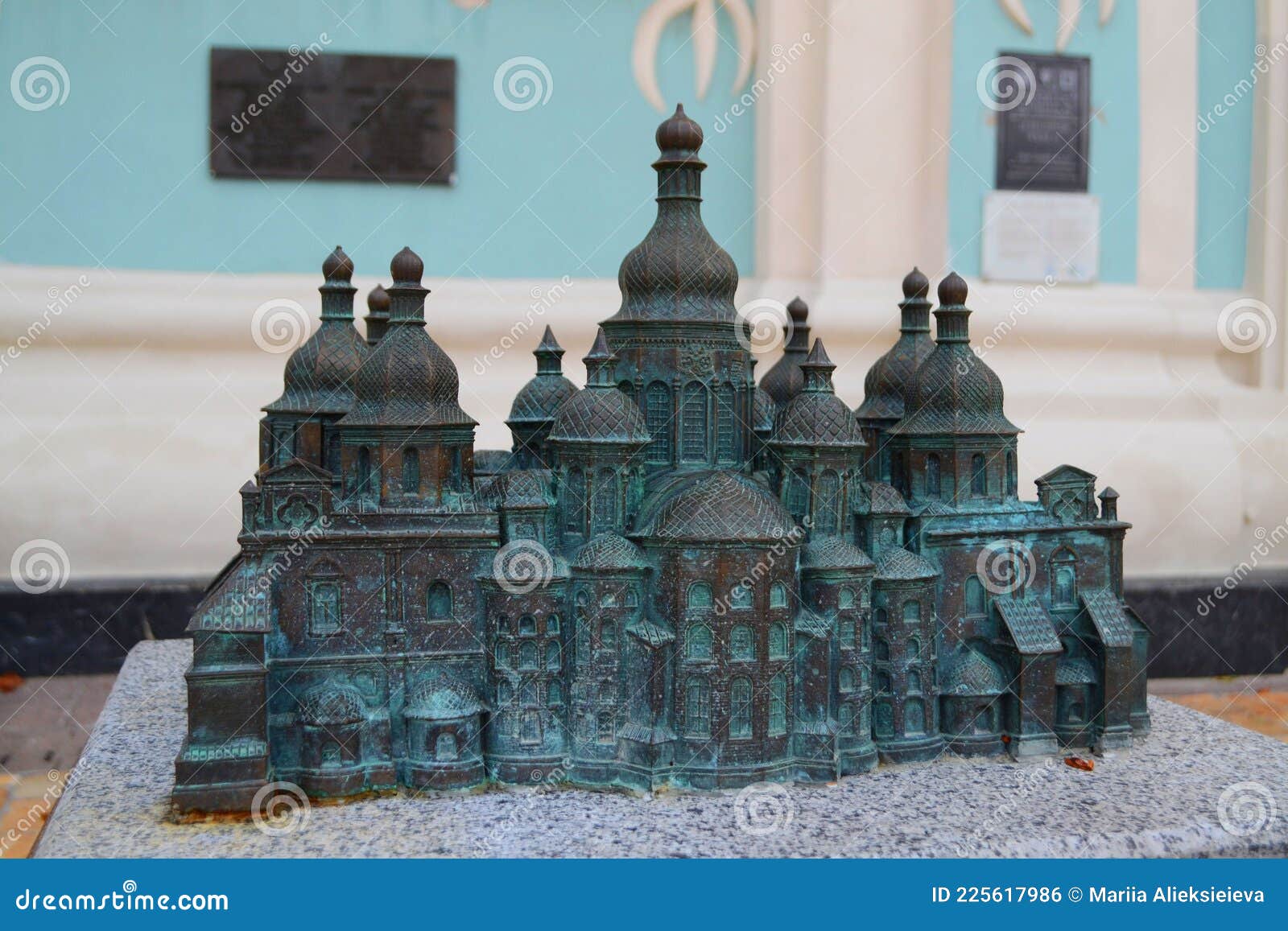Model of the Facade of the Church Close-up, Architecture. Editorial ...