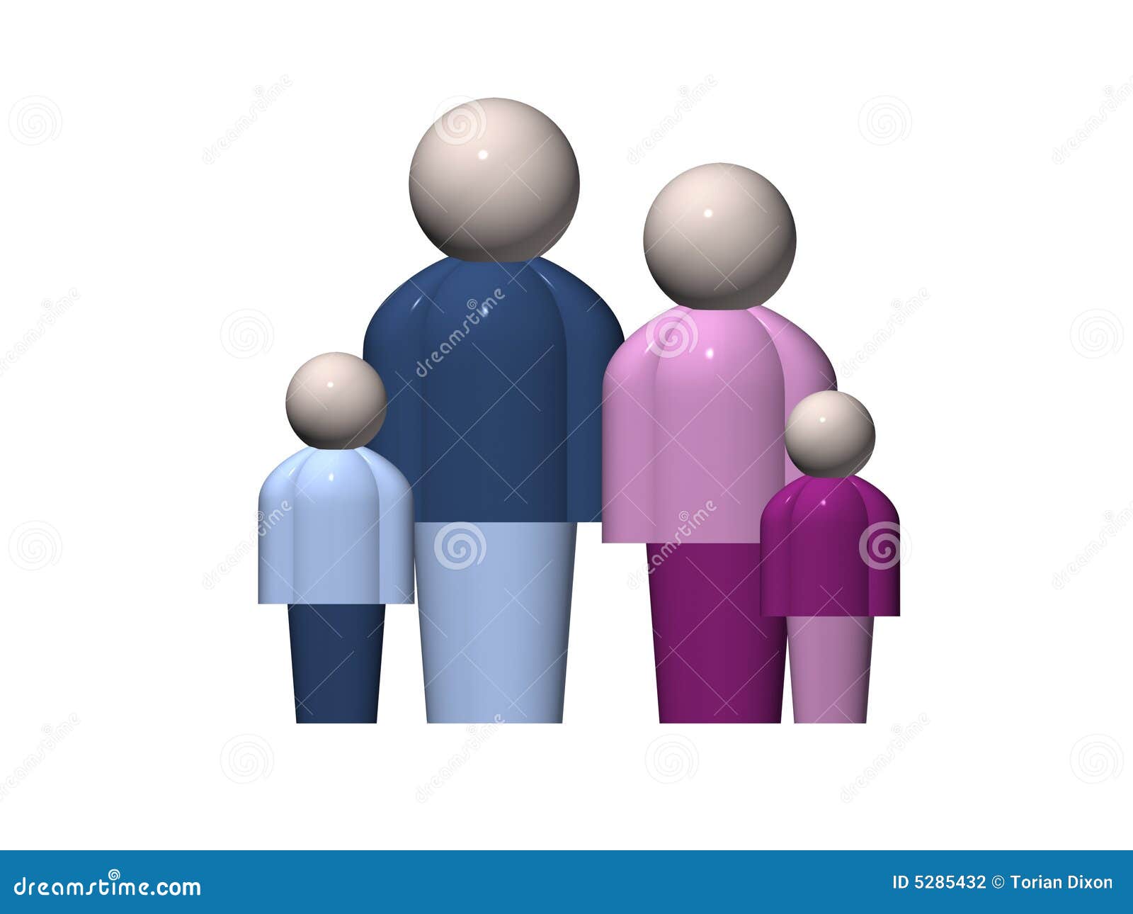 Model Family Picture. Image: 5285432