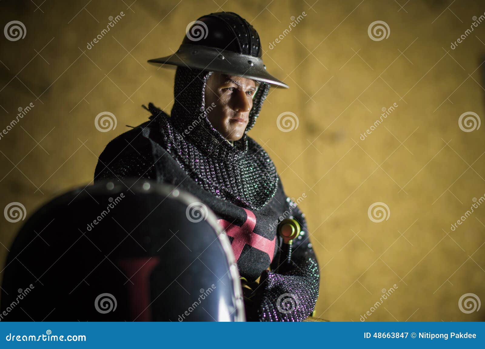 Miniature Realistic Toy Man Soldier Figure Stock Image - Image of ...