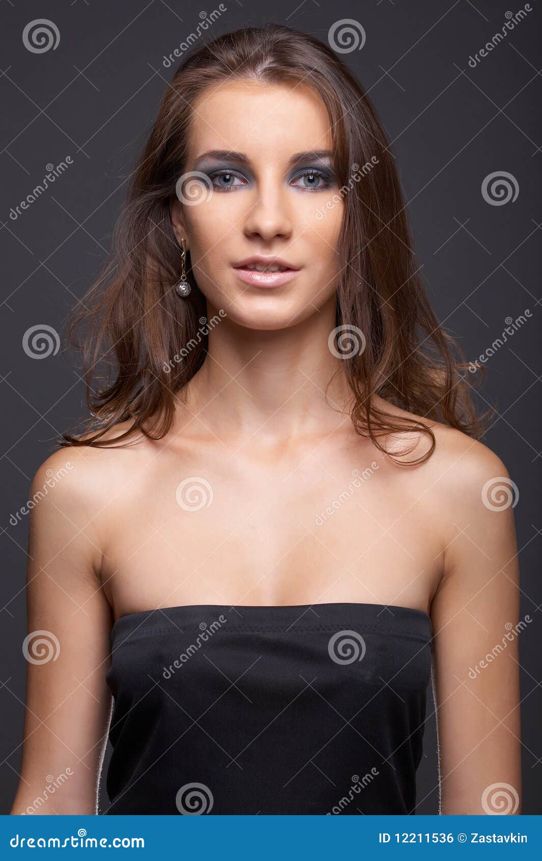 Model with flattering hair stock photo. Image of girl - 12211536