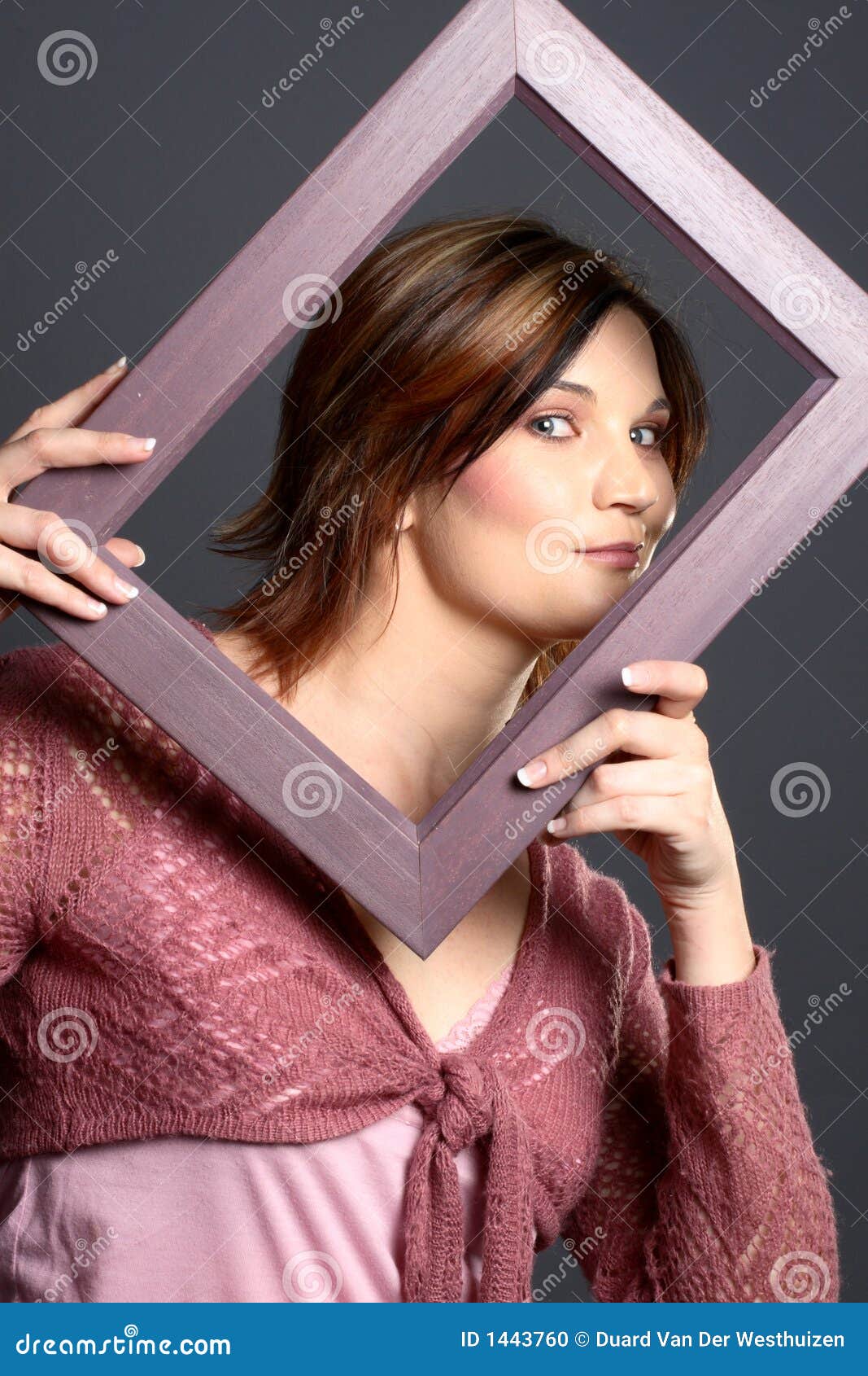 Model frame stock photo. Image of cute, expression, adult - 1443760