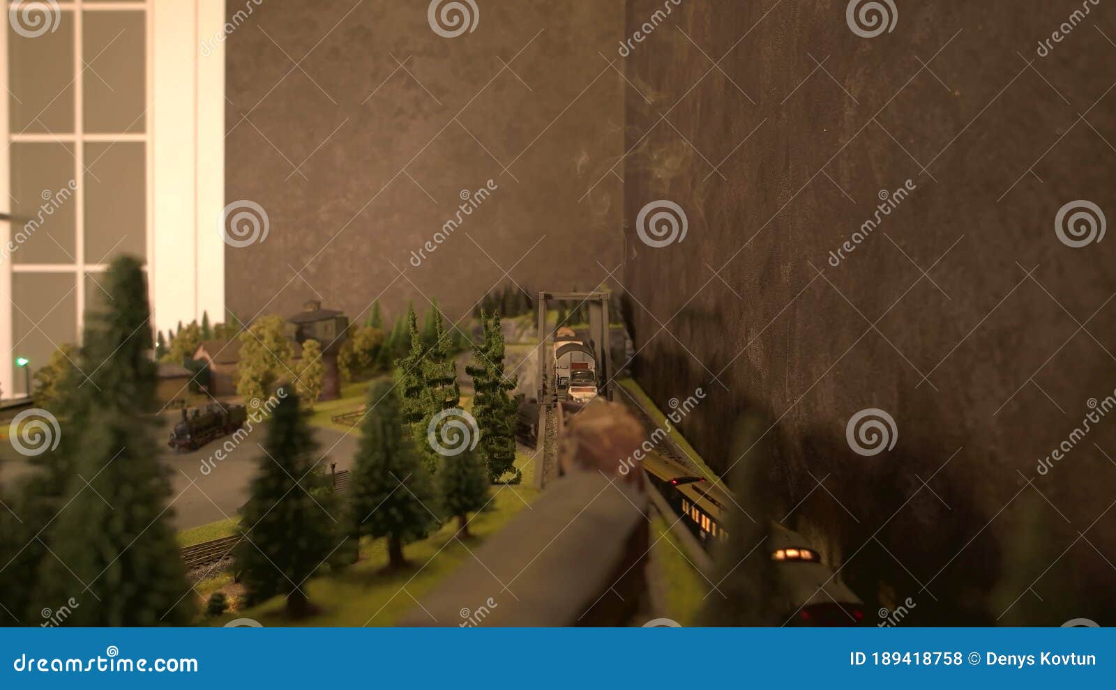 Model of Freight Train Moving on Railroad. Stock Footage - Video of ...