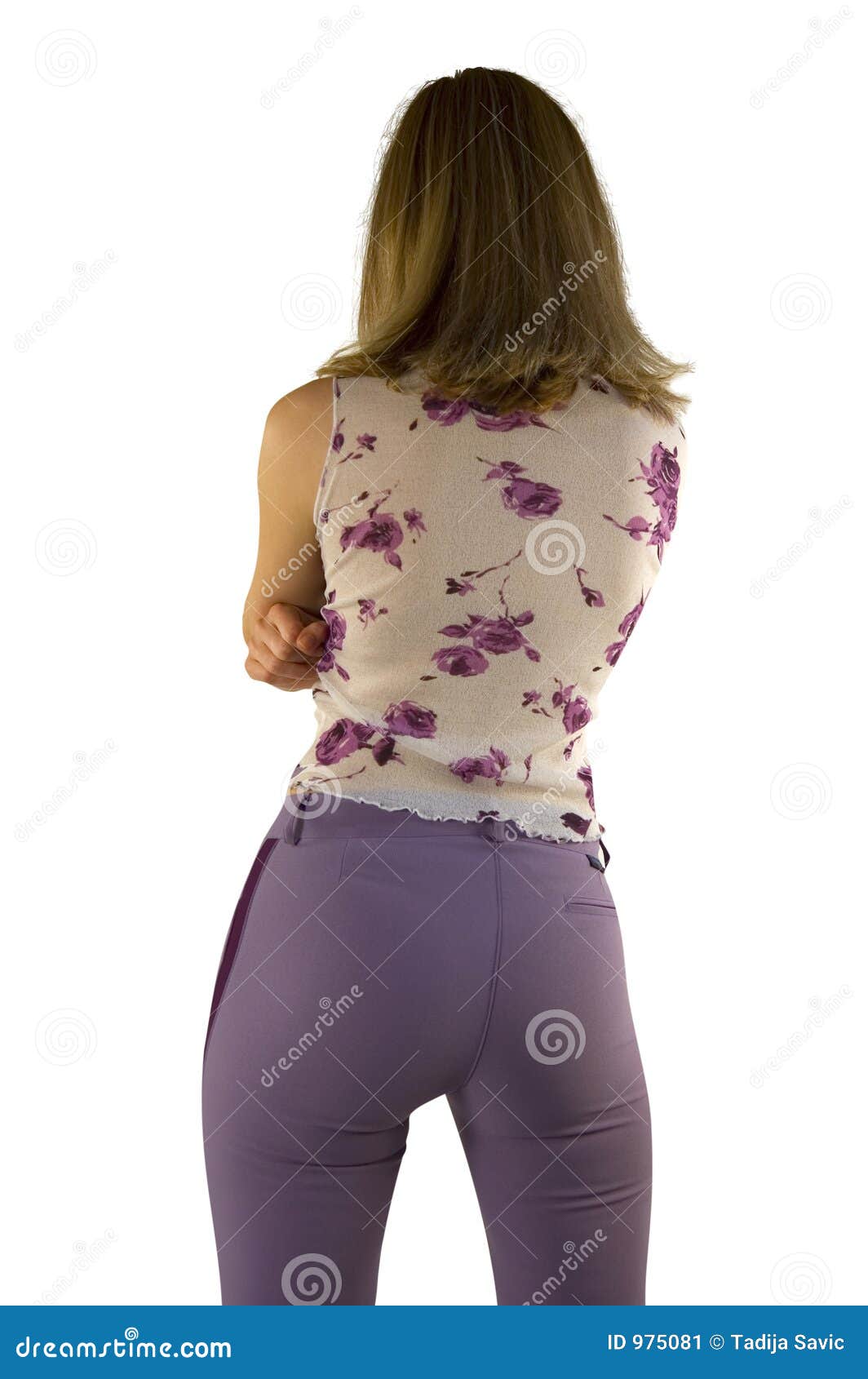 Model girl stock image. Image of girl, back, female, dark - 975081